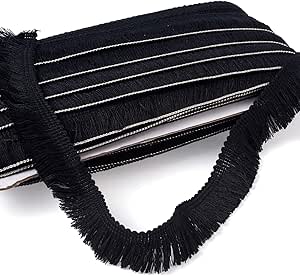 27 Yards 1 Inch Fringe Trim Tassel, Beadthoven Fringe Trim Tassel ...