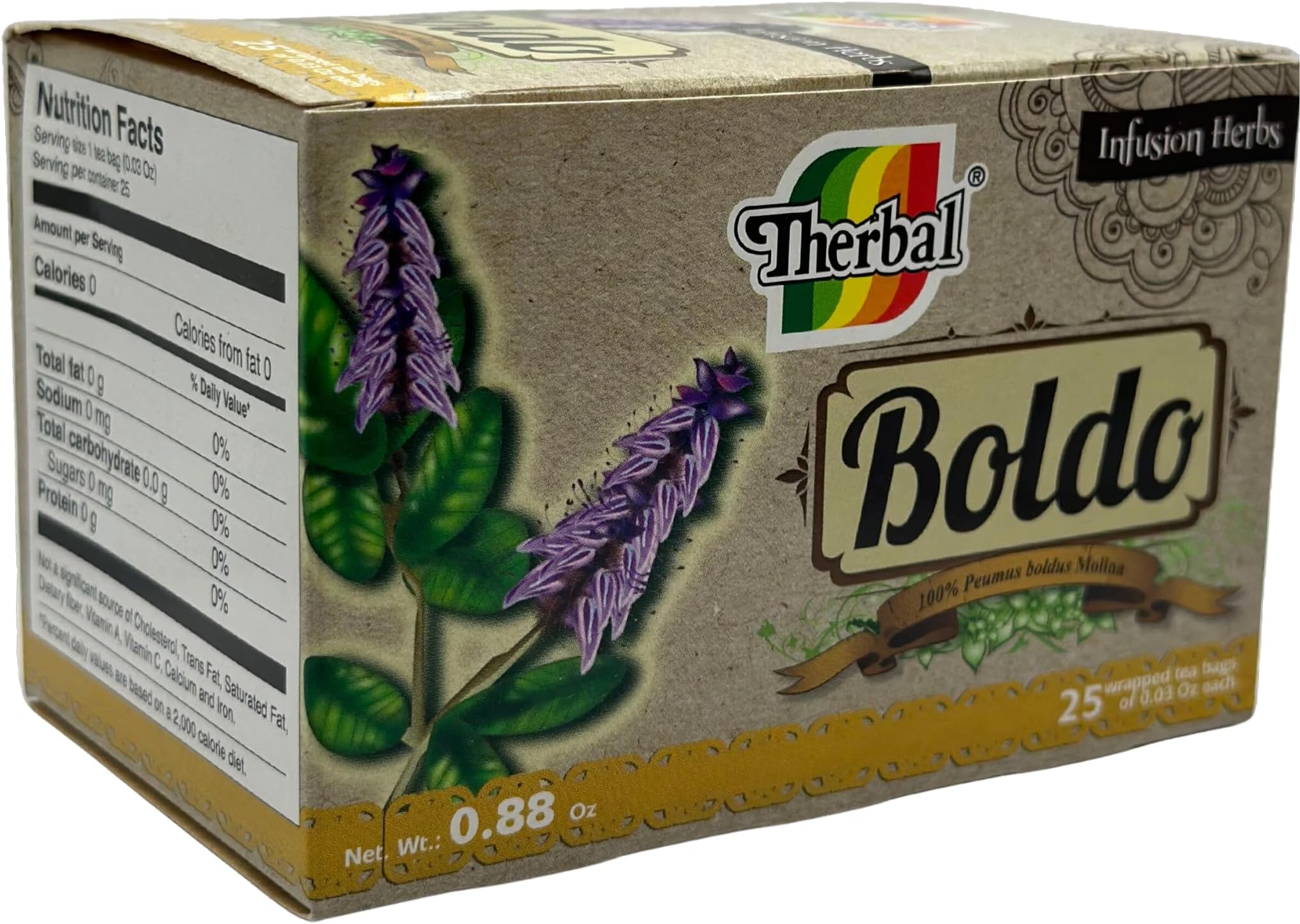 Amazon.com : Tadin Boldo Herbal Tea (24 Teabags) (Pack of 2) : Grocery ...