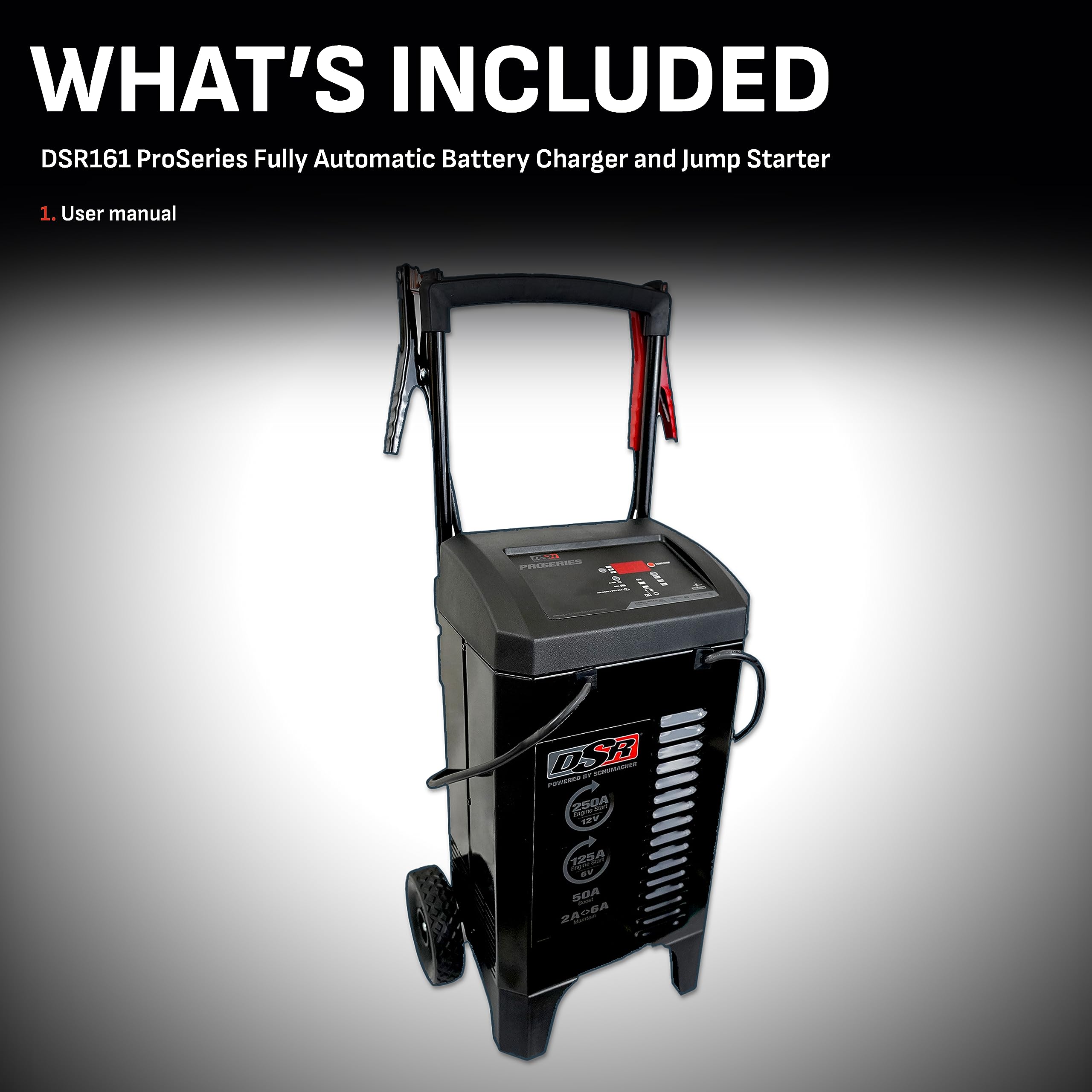 Snapklik.com : Schumacher DSR161 ProSeries Car Battery Charger - 250 ...