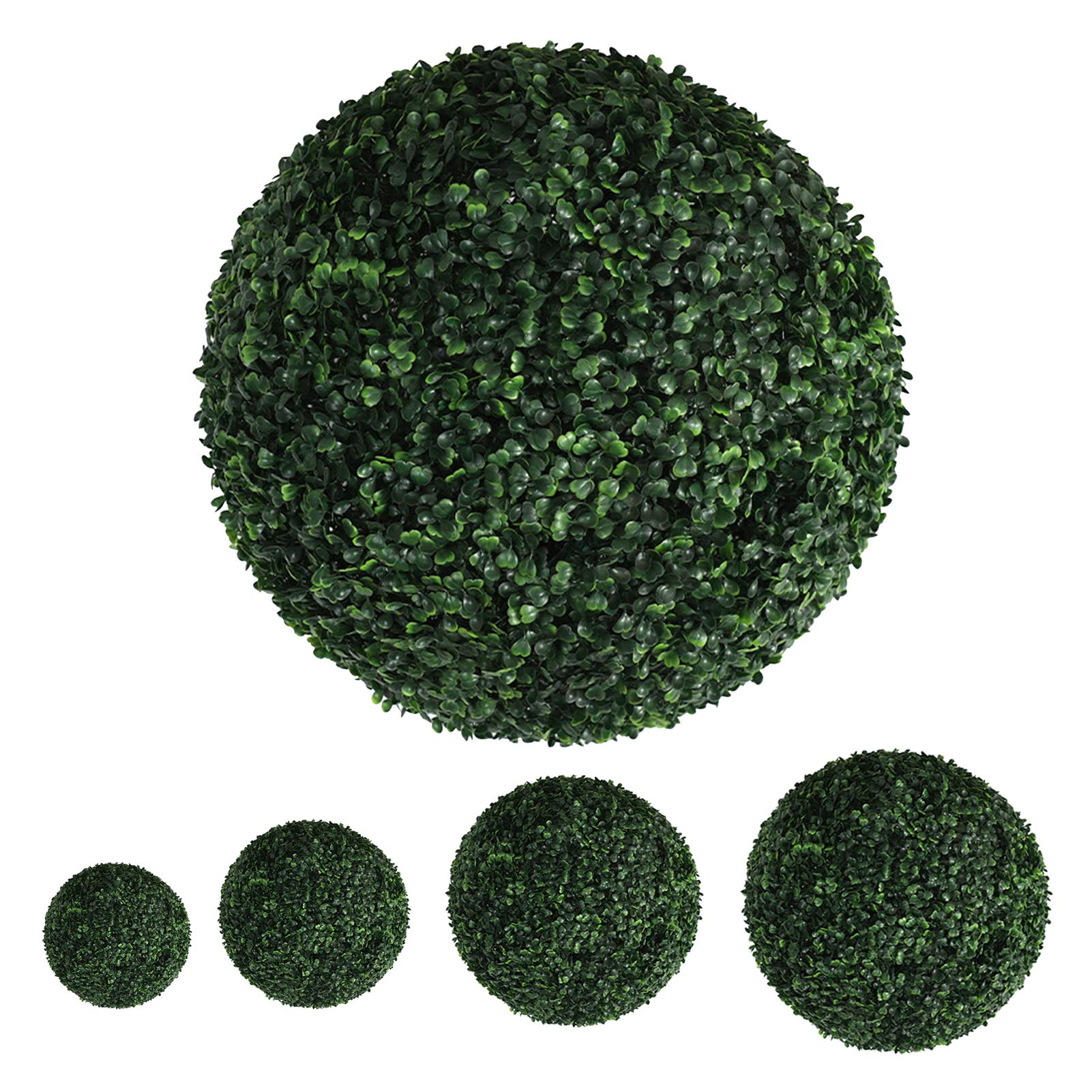 Amazon.com - Plastic Artificial Plant Ball 8inch, Round Artificial ...