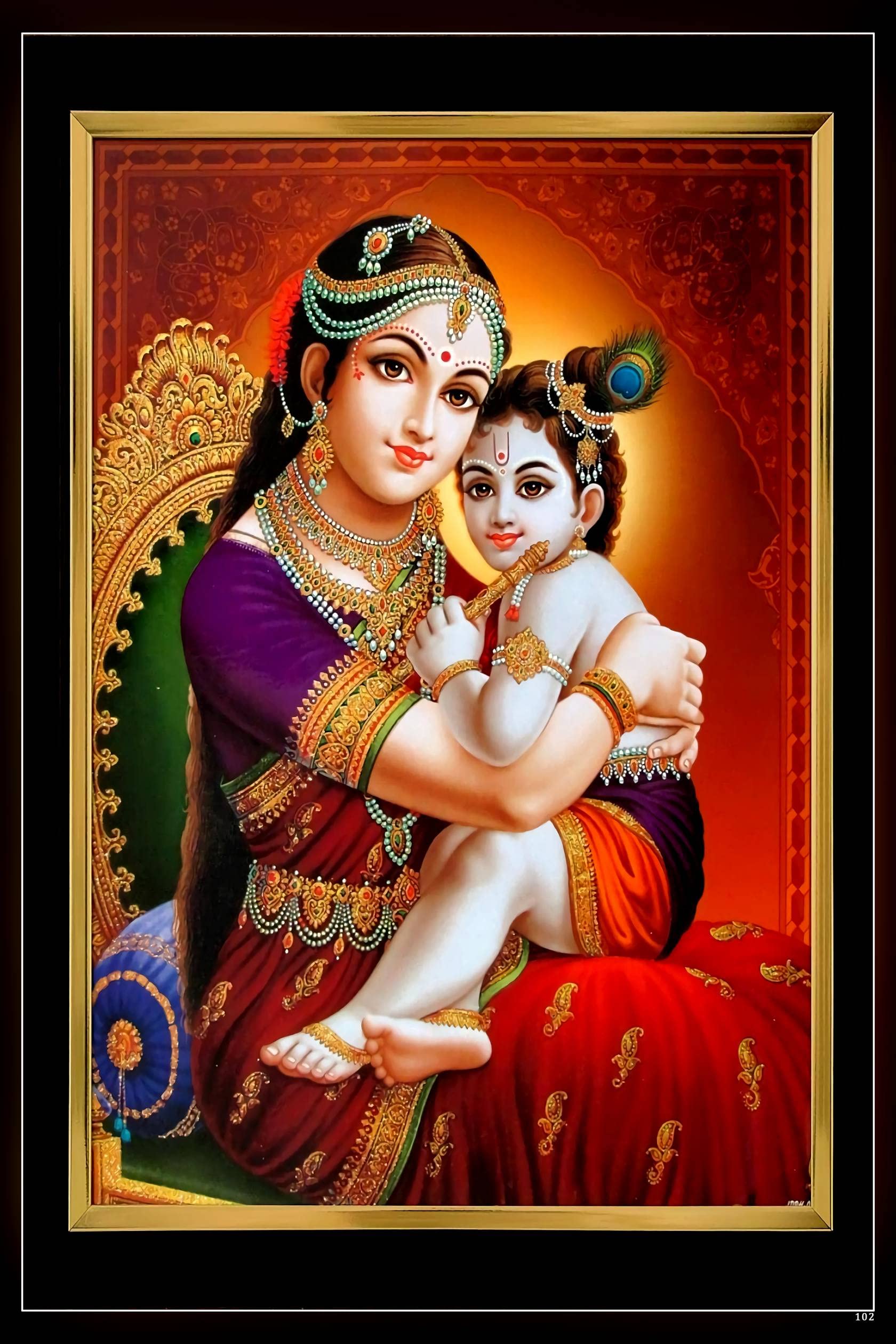 Krishna Yashoda Wallpaper Hd
