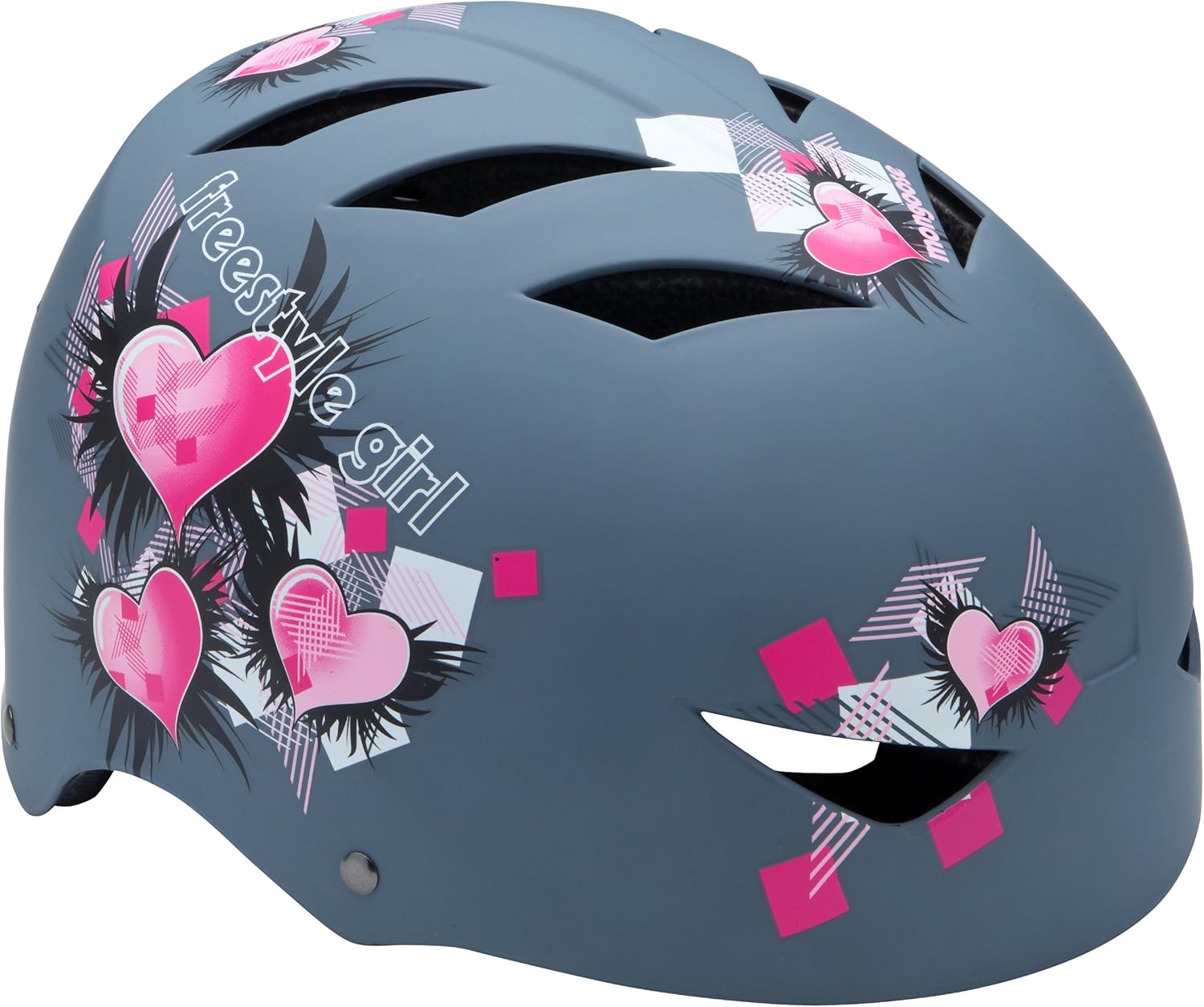 Amazon.com : Mongoose FSG "FREE STYLE GIRL" Girls Bike Helmet (Hard ...