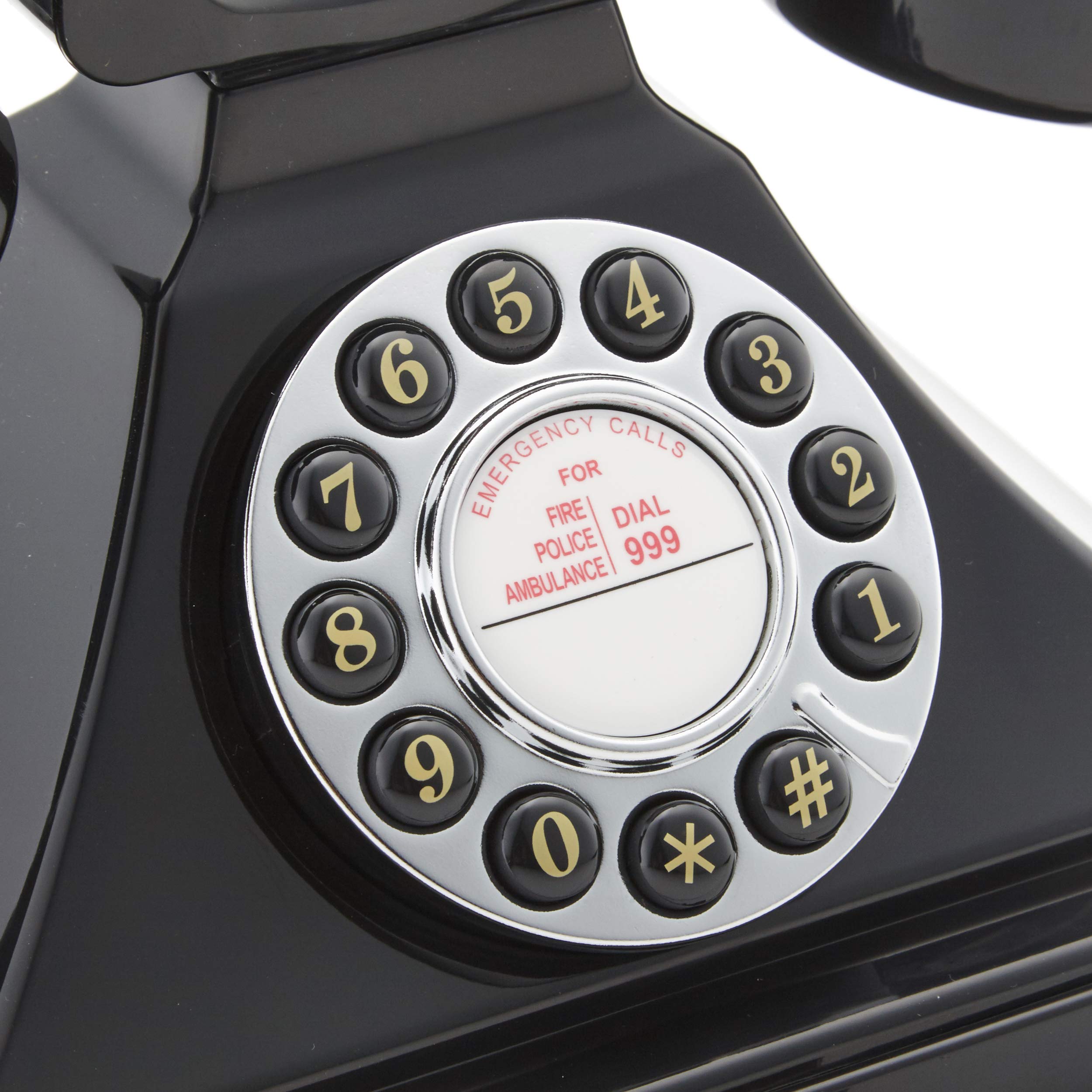 Buy GPO Carrington Classic Retro Push-Button Phone - Pull-Out Tray ...