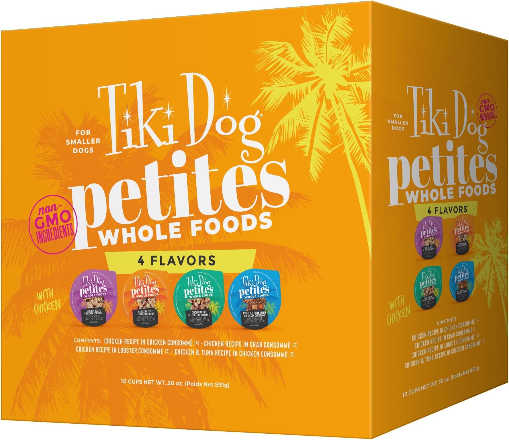 Tiki Dog Meaty Wet Dog Food, Chicken & Beef, 12 oz. Cans (8 Count): Pet ...