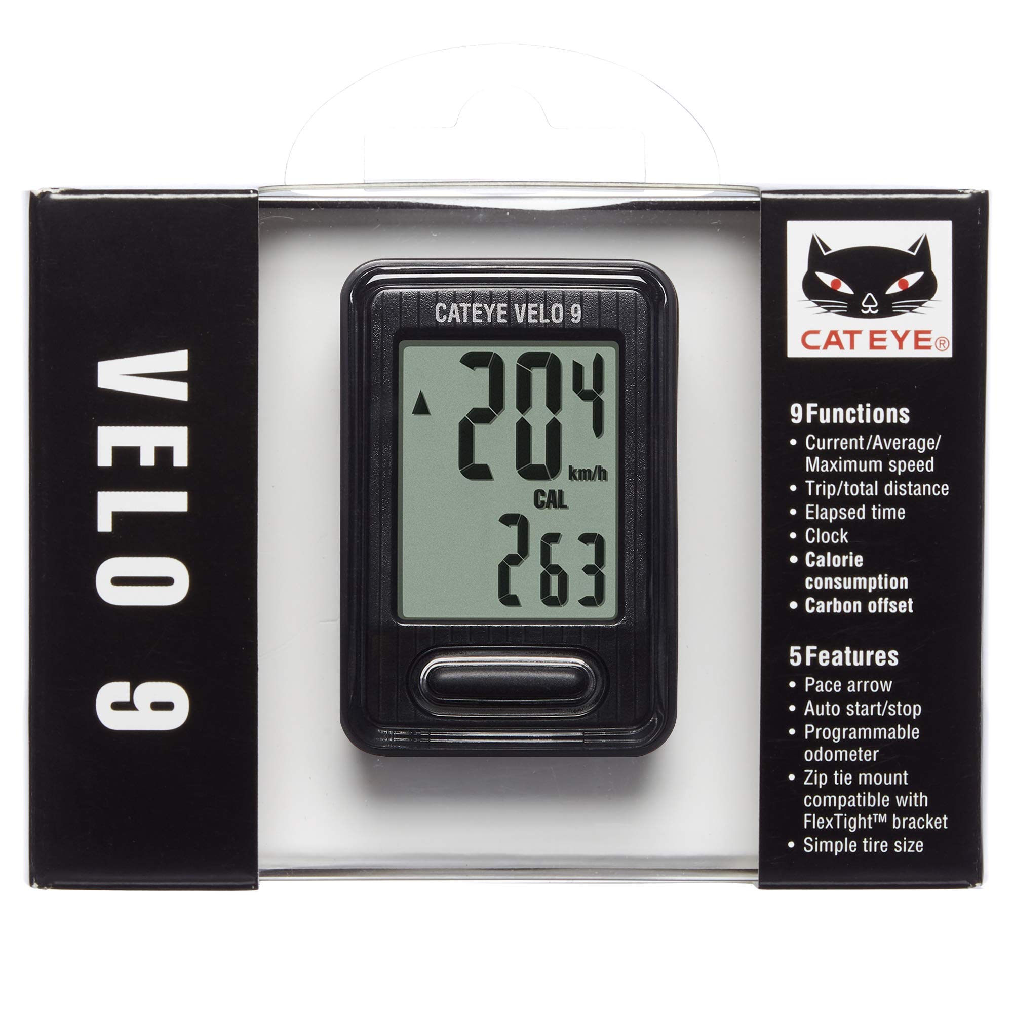 CATEYE, Velo 9 Wired Bike Computer