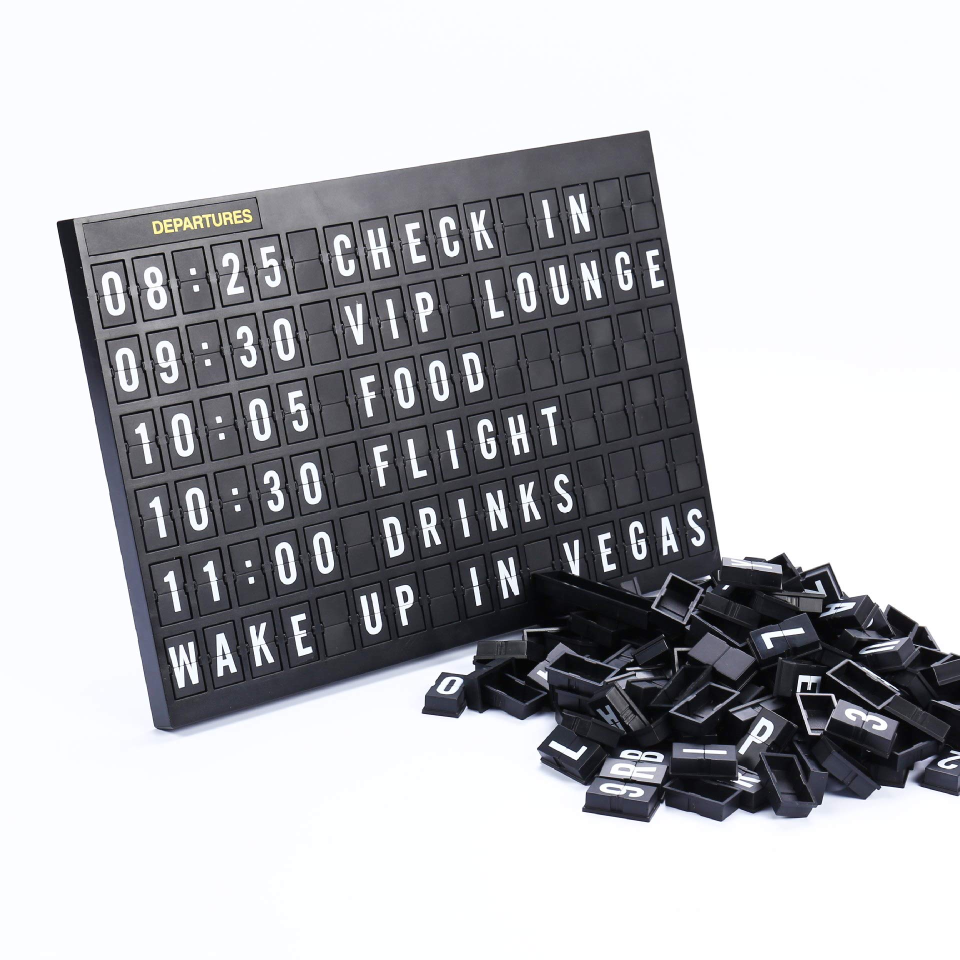 Buy Airport Style DIY Changeable Letter Message Board with 250 Letters ...