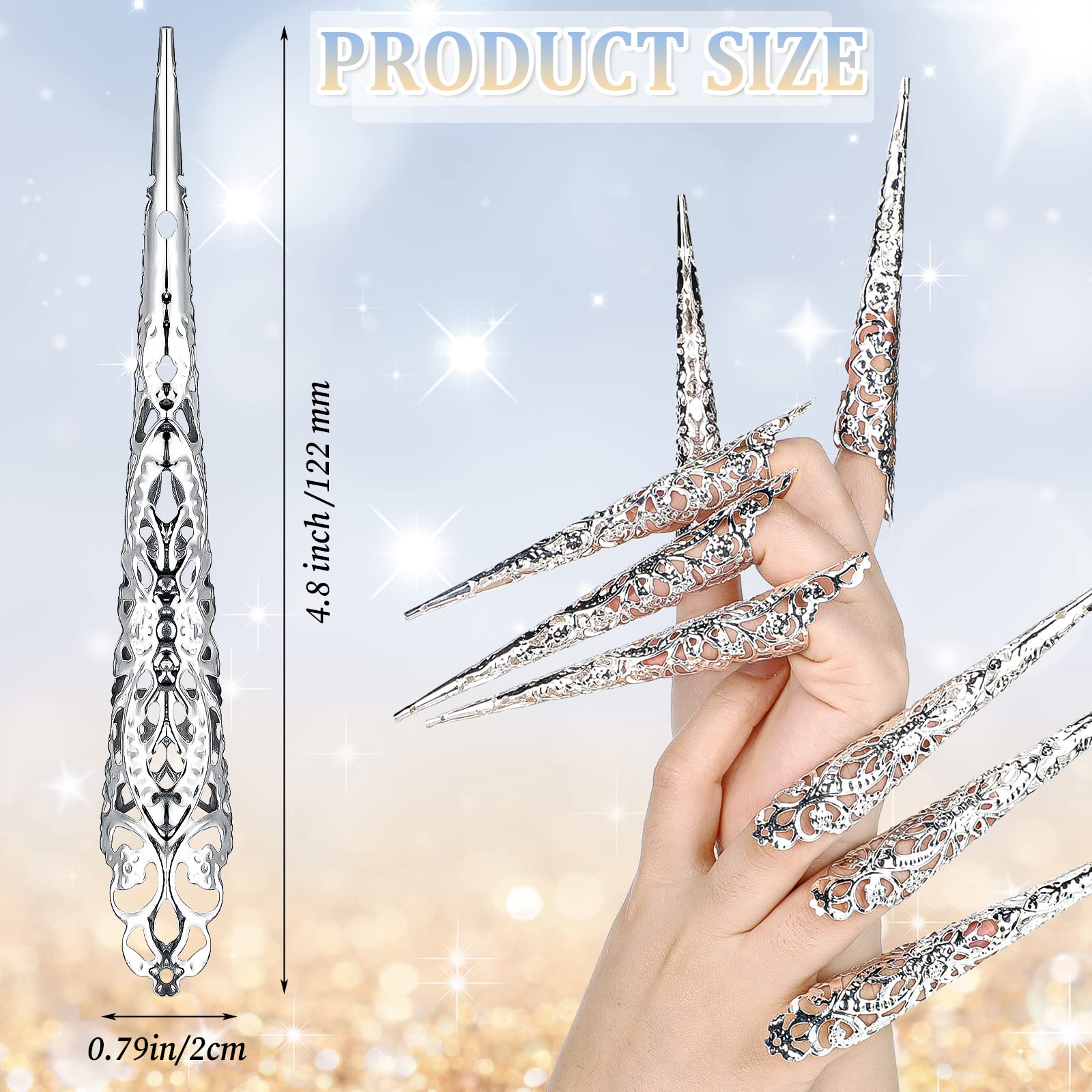 Snapklik.com : Leelosp 20 Packs Halloween Finger Nail Claw Rings ...
