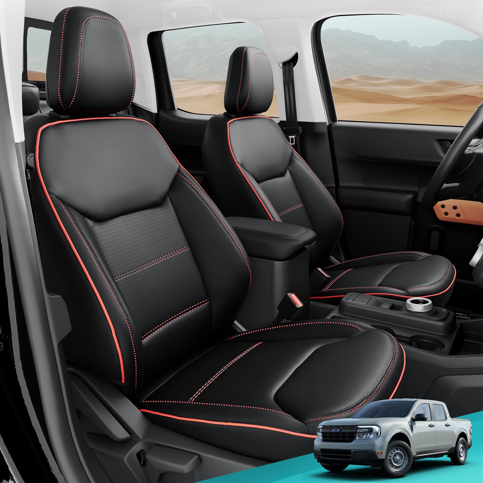 Amazon.com: FEINEPRO for Ford Maverick Front Seat Covers XL XLT Lariat ...