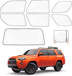 Amazon.com: Window Sun Shade Compatible with Toyota 4Runner 2010-2024 ...