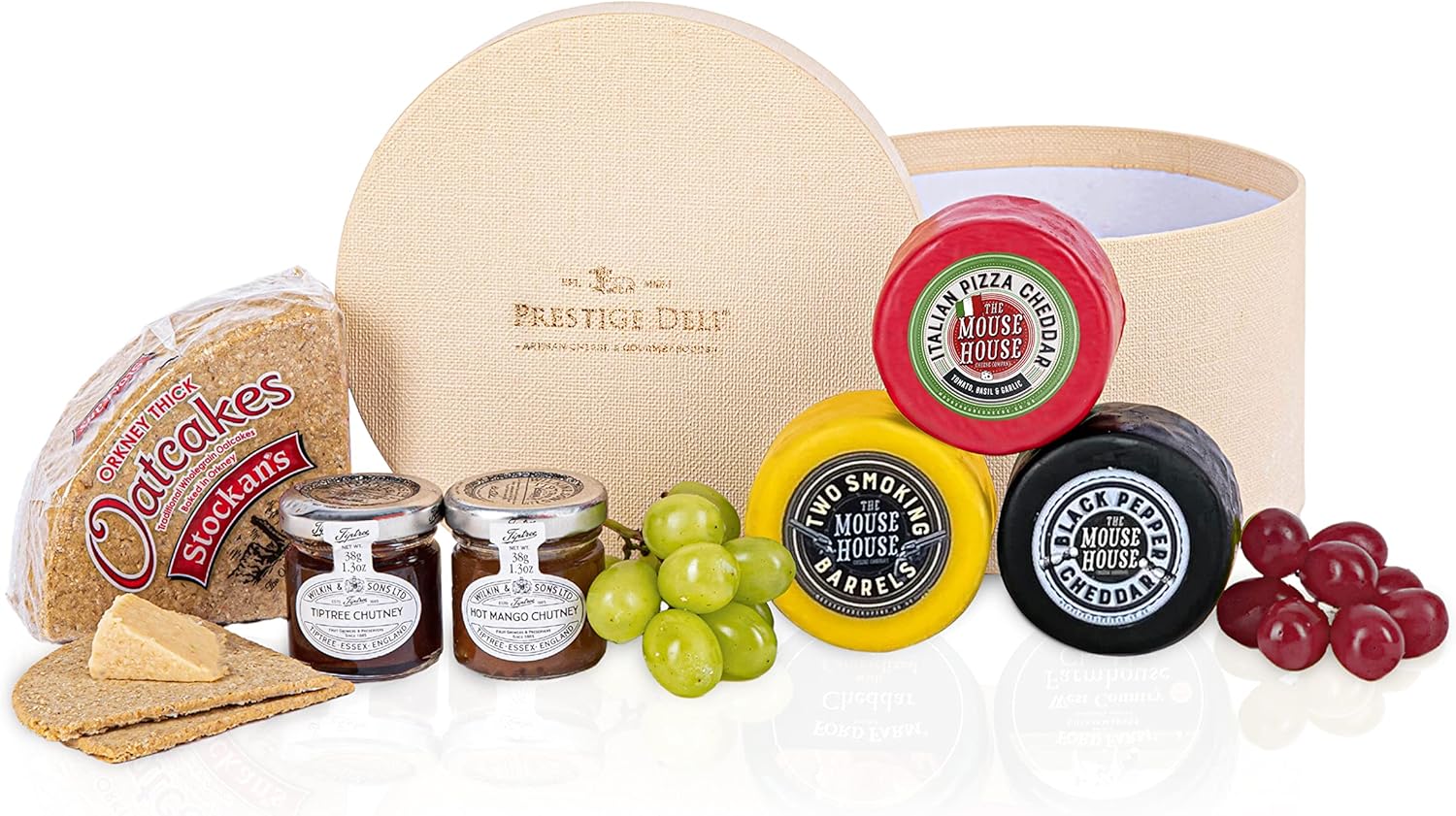 Prestige Flowers - Prestige Deli Cheese Box - Cheese Hamper - Fresh ...