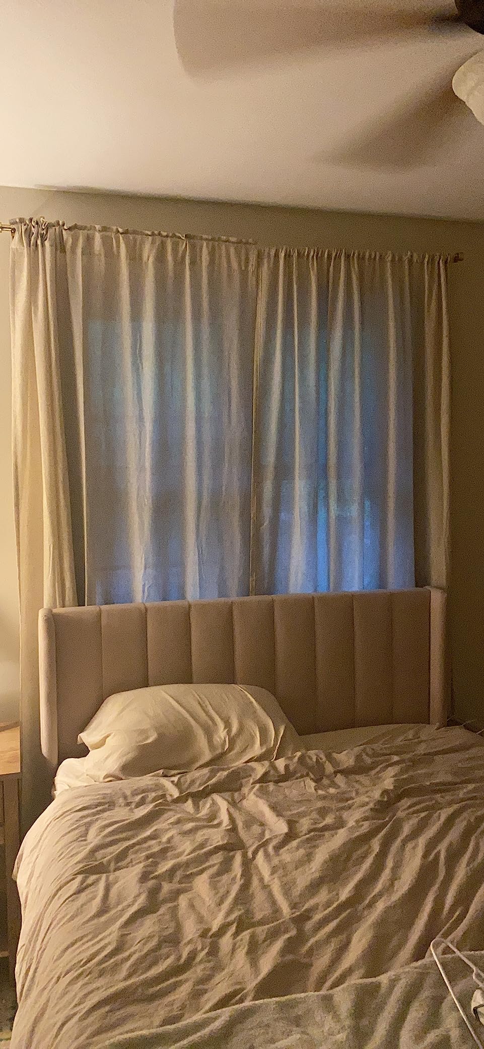 $11/mo - Finance Nanspring Extra Long White Curtain 102 inches Long 2 ...