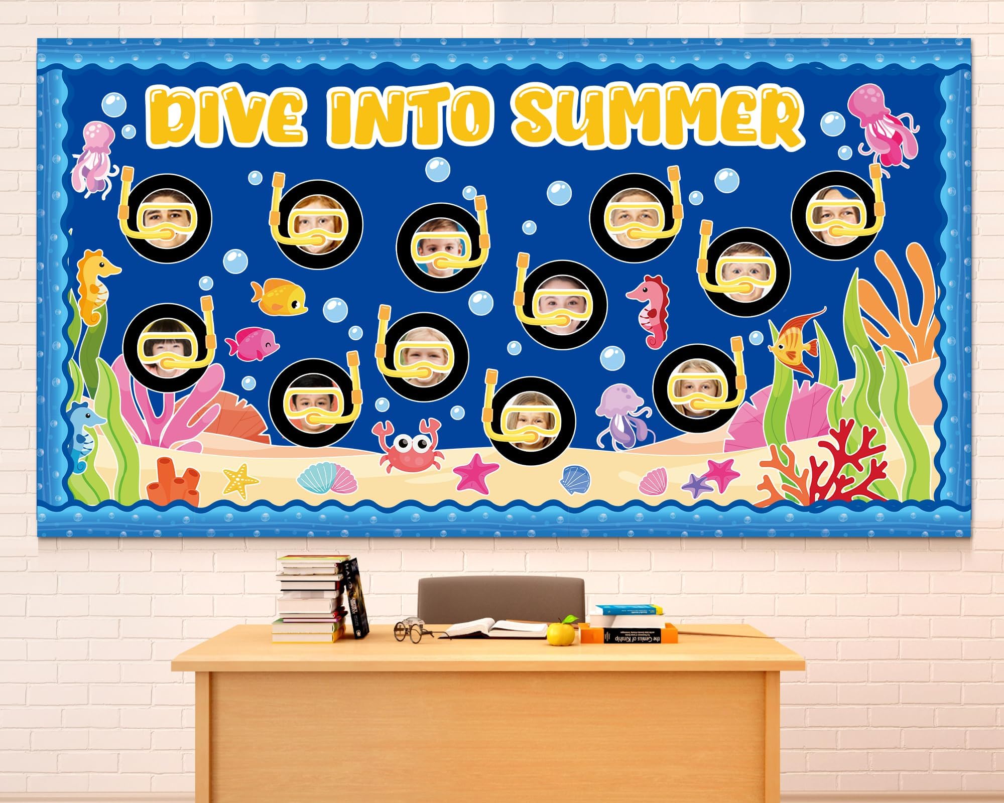 Amazon.com : 83 Pcs Under The Sea Classroom Decoration Dive Into Summer ...