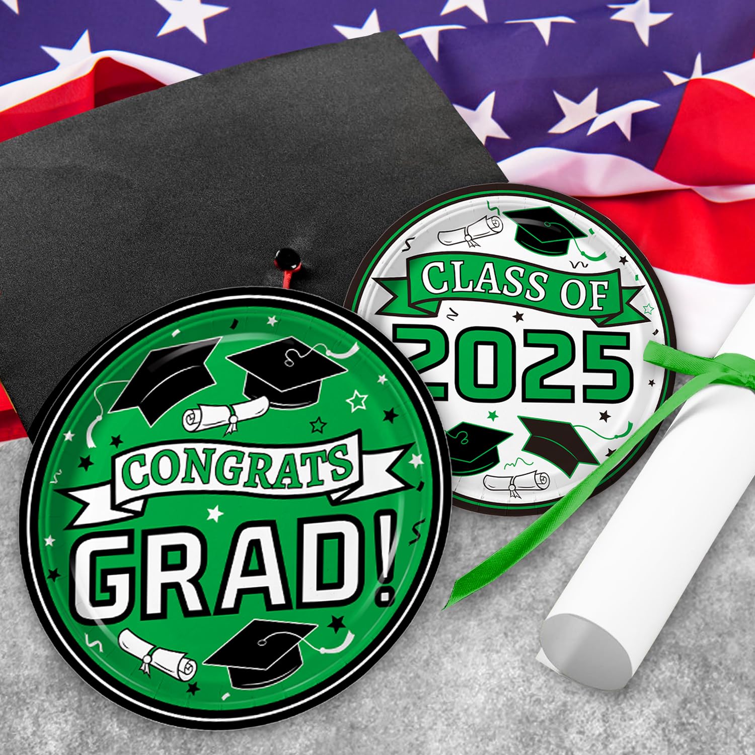 Snapklik.com : 2025 Graduation Party Supplies, Congrats Grad Disposable ...