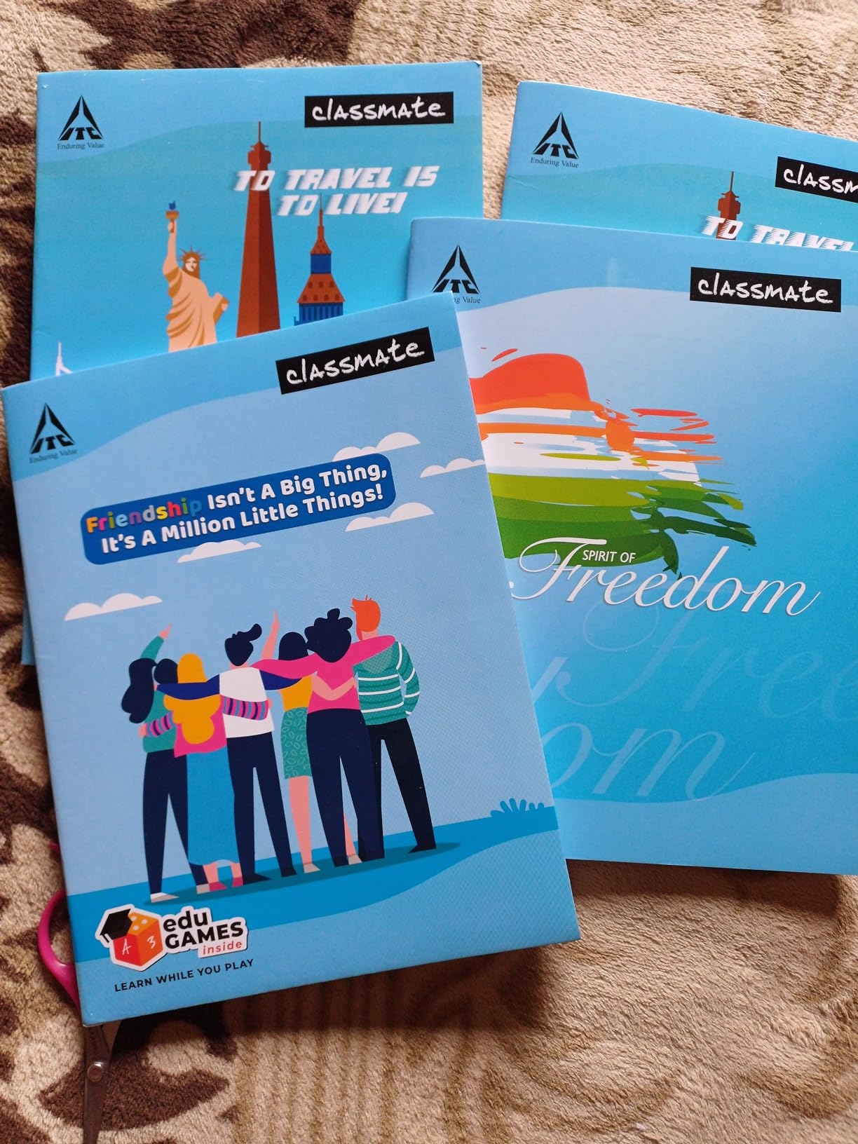 Classmate Notebook - Single Line, 120 Pages, 240 mm x 180 mm - Pack Of ...