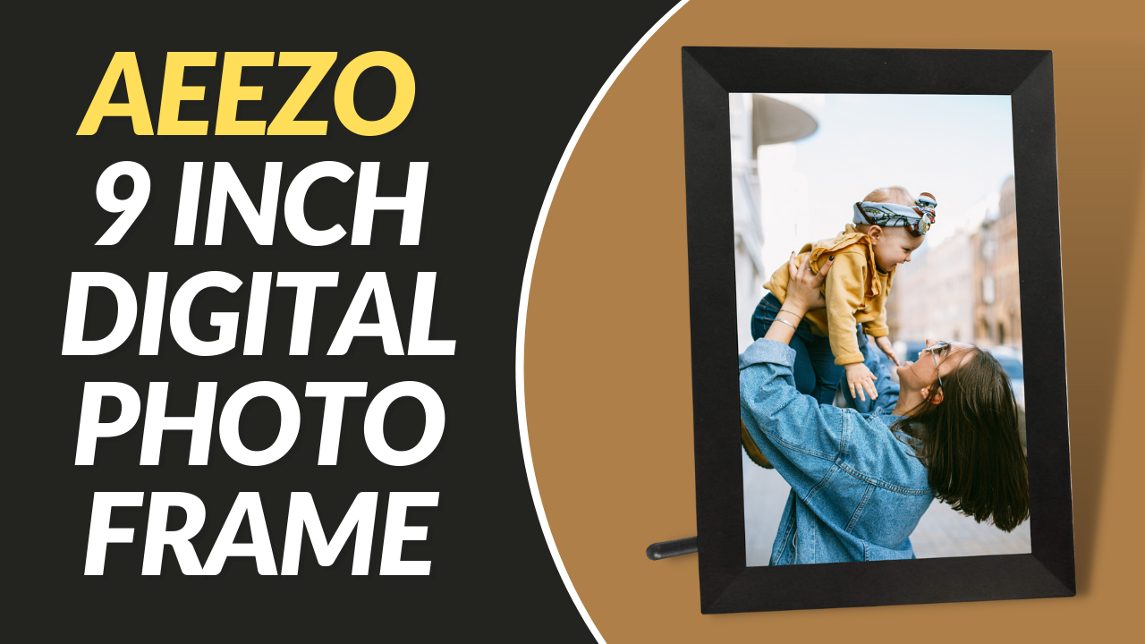 Watch AEEZO 9 Inch Digital Photo Frame on Amazon Live
