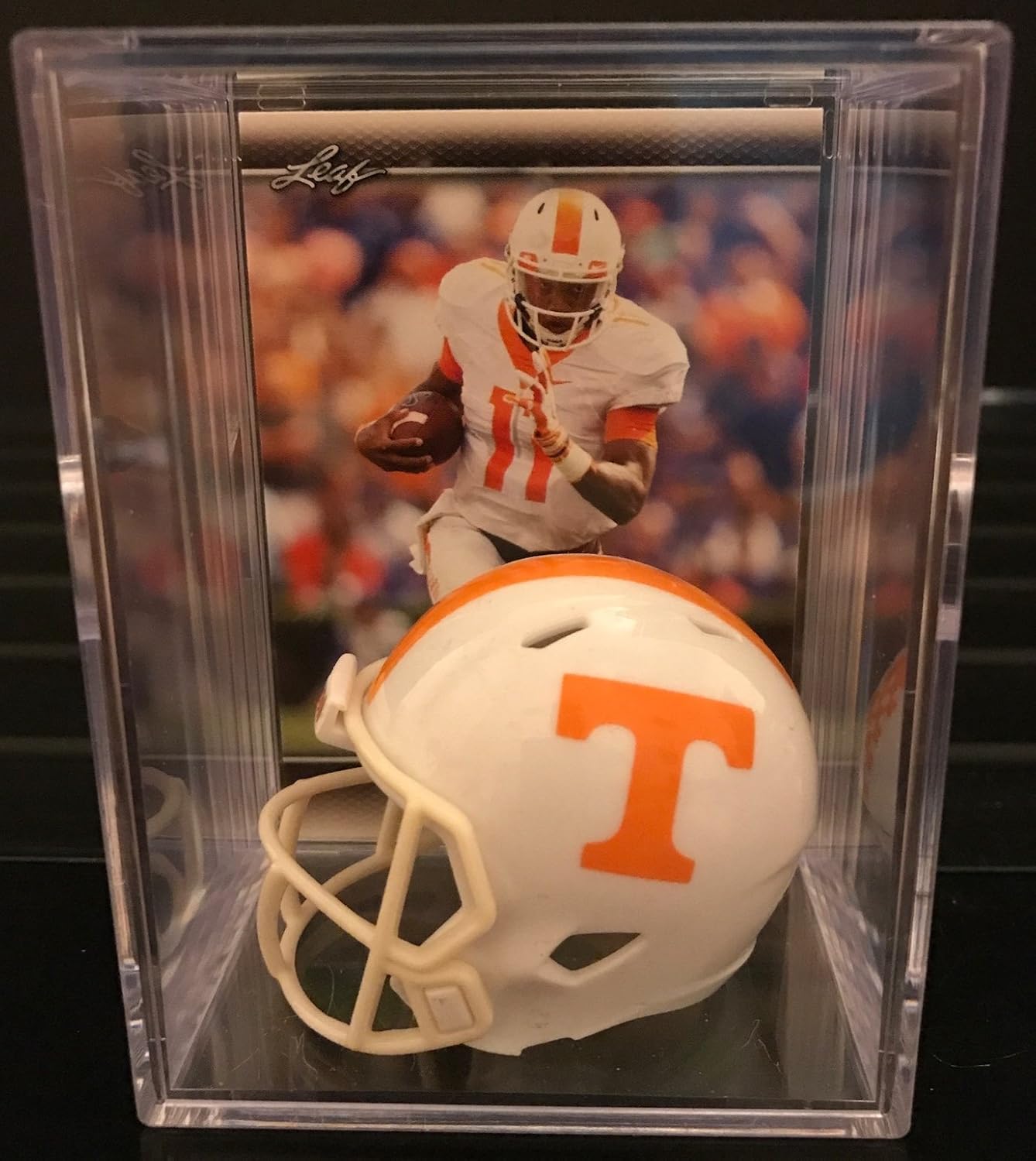 Amazon.com: Tennessee Volunteers NCAA Helmet Shadowbox w/ Joshua Dobbs ...