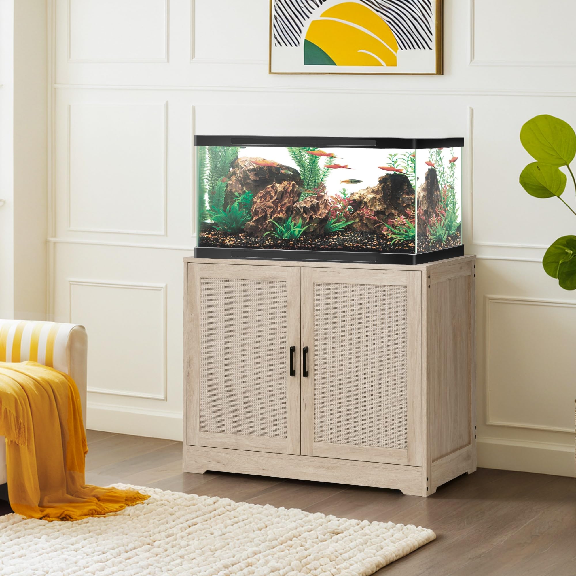 Snapklik.com : Unipaws 30-50 Gallon Aquarium Stand, Fish Tank Stand
