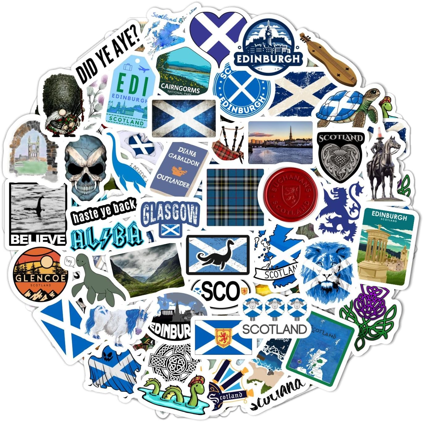 Amazon.com - Scotland Flag Tattered Decal Set Scottish Distressed Sticker
