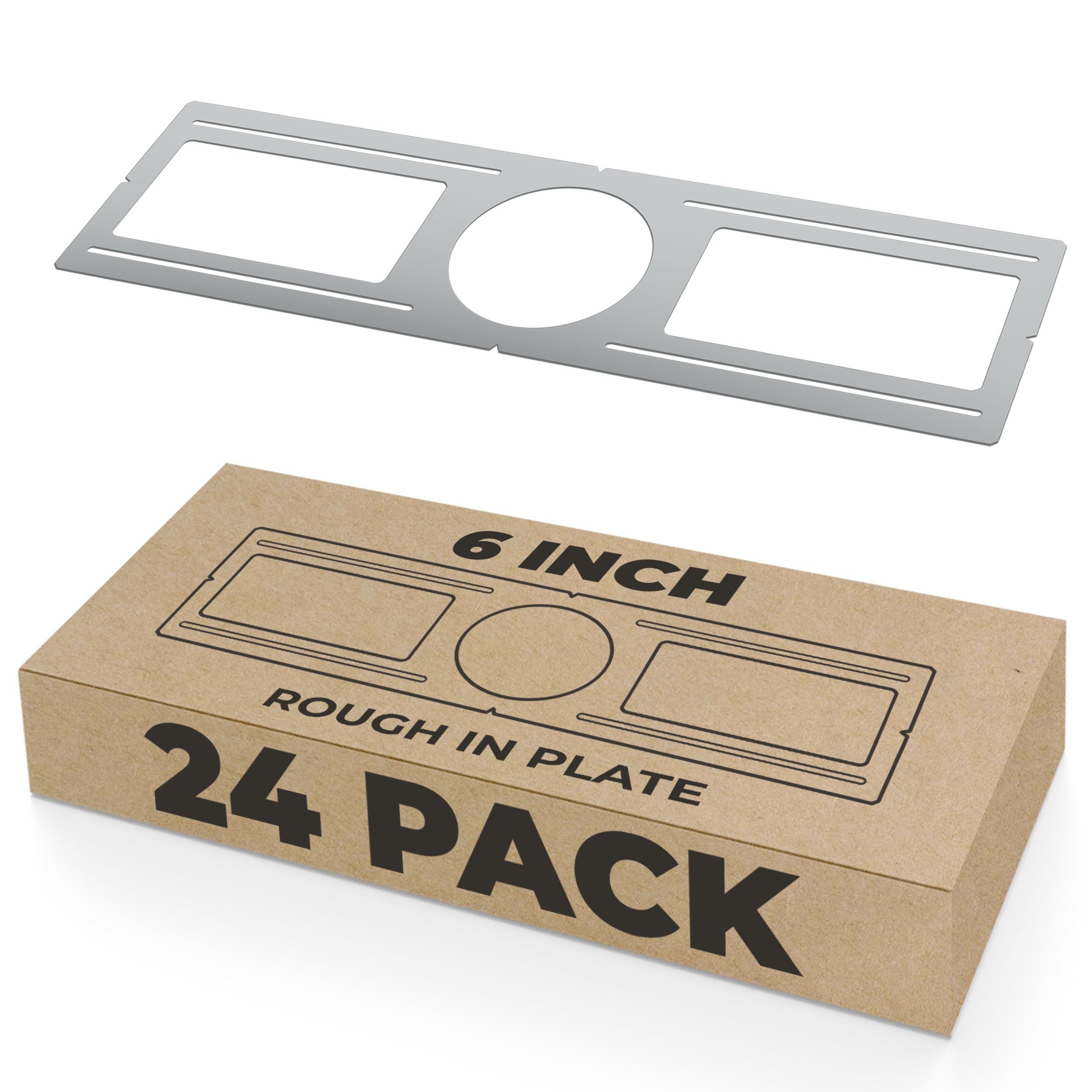 OHLECTRIC 24 Pack – New Construction Mounting Plate for 6 Inch LED ...