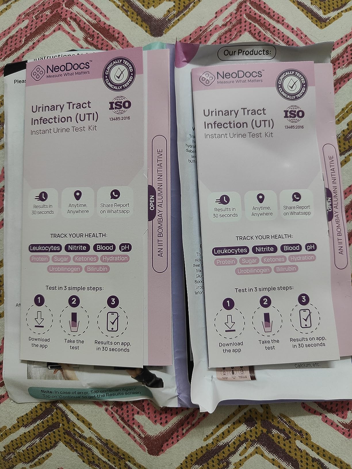 Buy Neodocs UTI test kit for women | At home test | Results in 30 ...