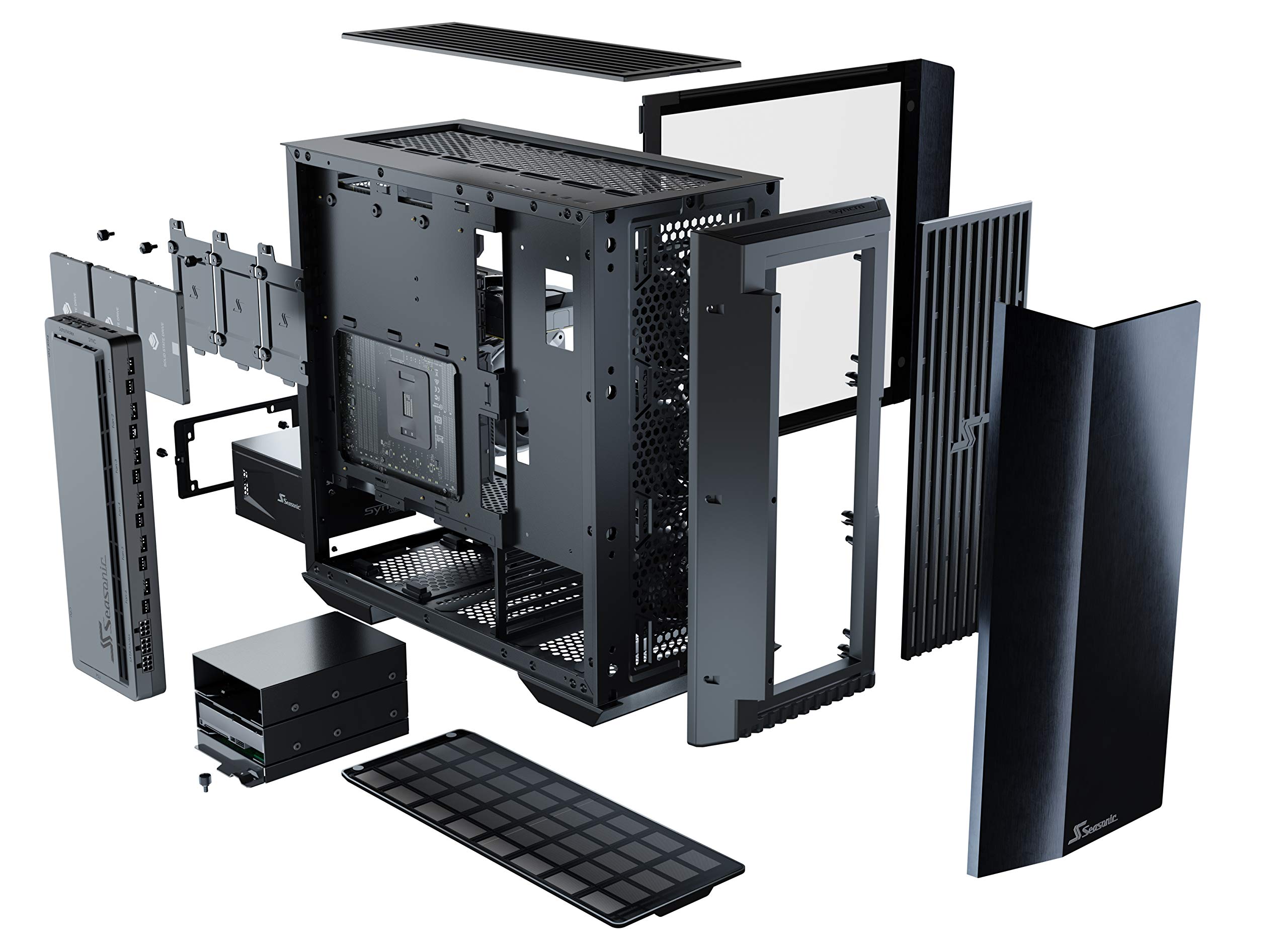 Buy Seasonic SYNCRO Q704 Mid-Tower ATX PC Case + DPC-850 PSU (850 W/ATX ...