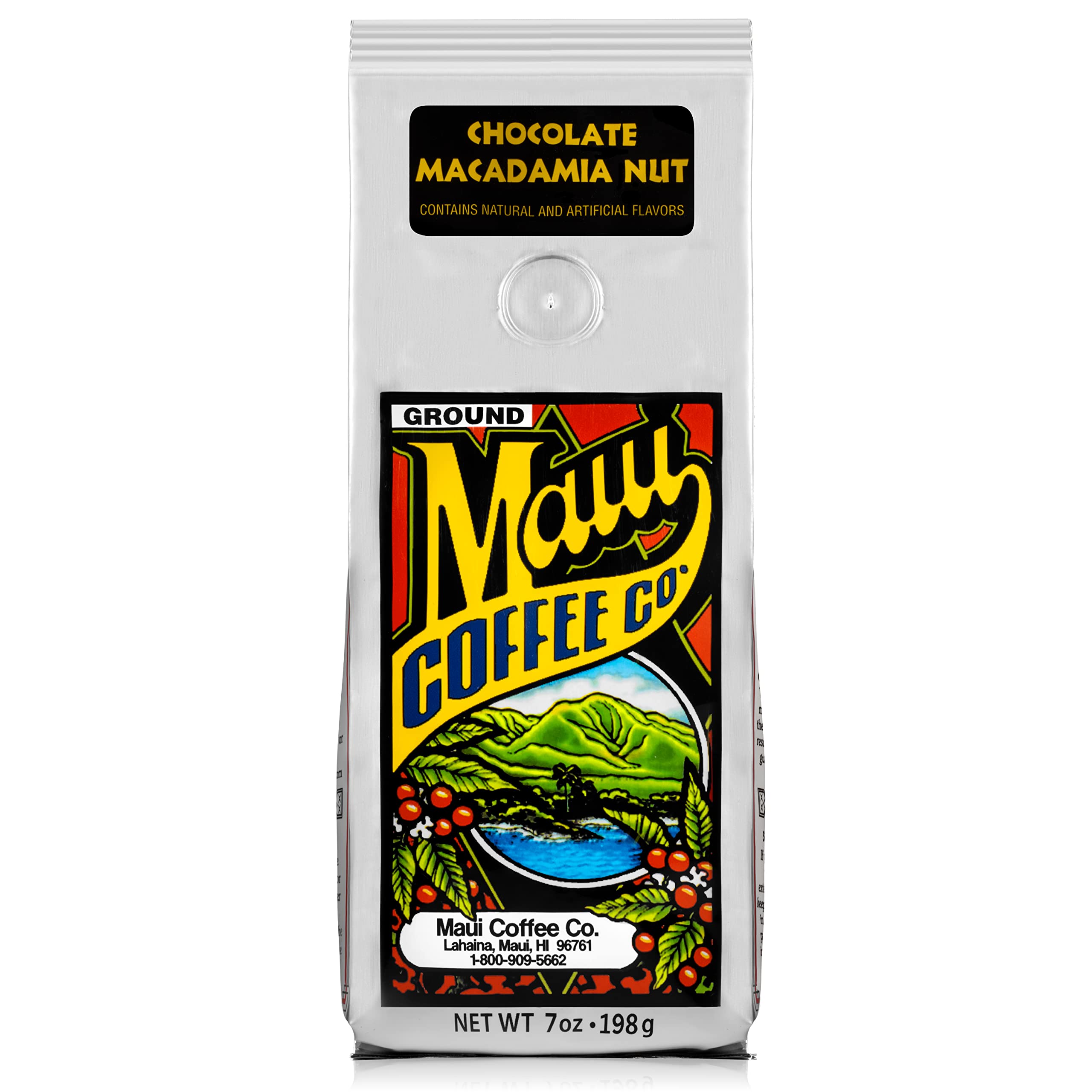 Amazon.com : Maui Coffee Company, Maui Blend Chocolate Macadamia Nut ...