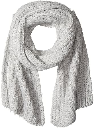 Jessica Simpson Women's Mohair Plush Scarf, Grey, One Size at Amazon ...
