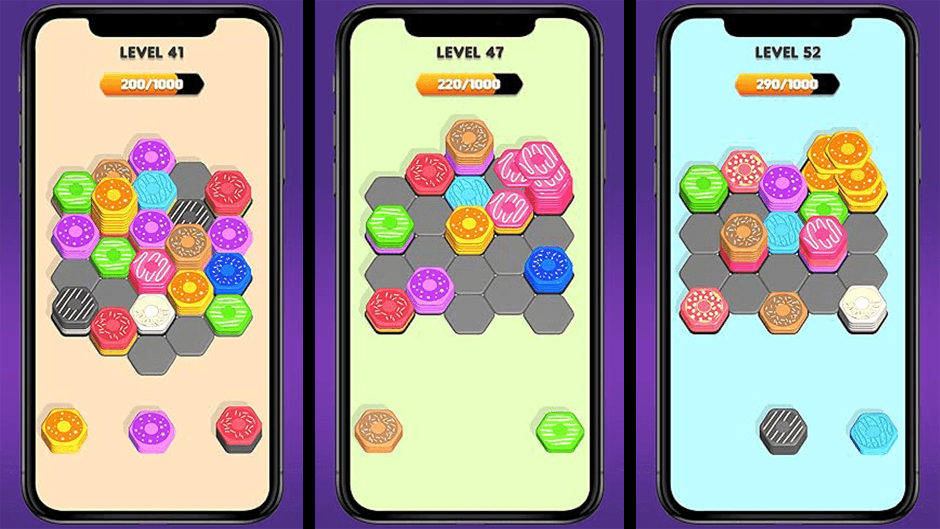 Hexa Donut Sort Puzzle Master: Color Stack & Merge Challenge Brain Game - Aplicativo na Amazon ...