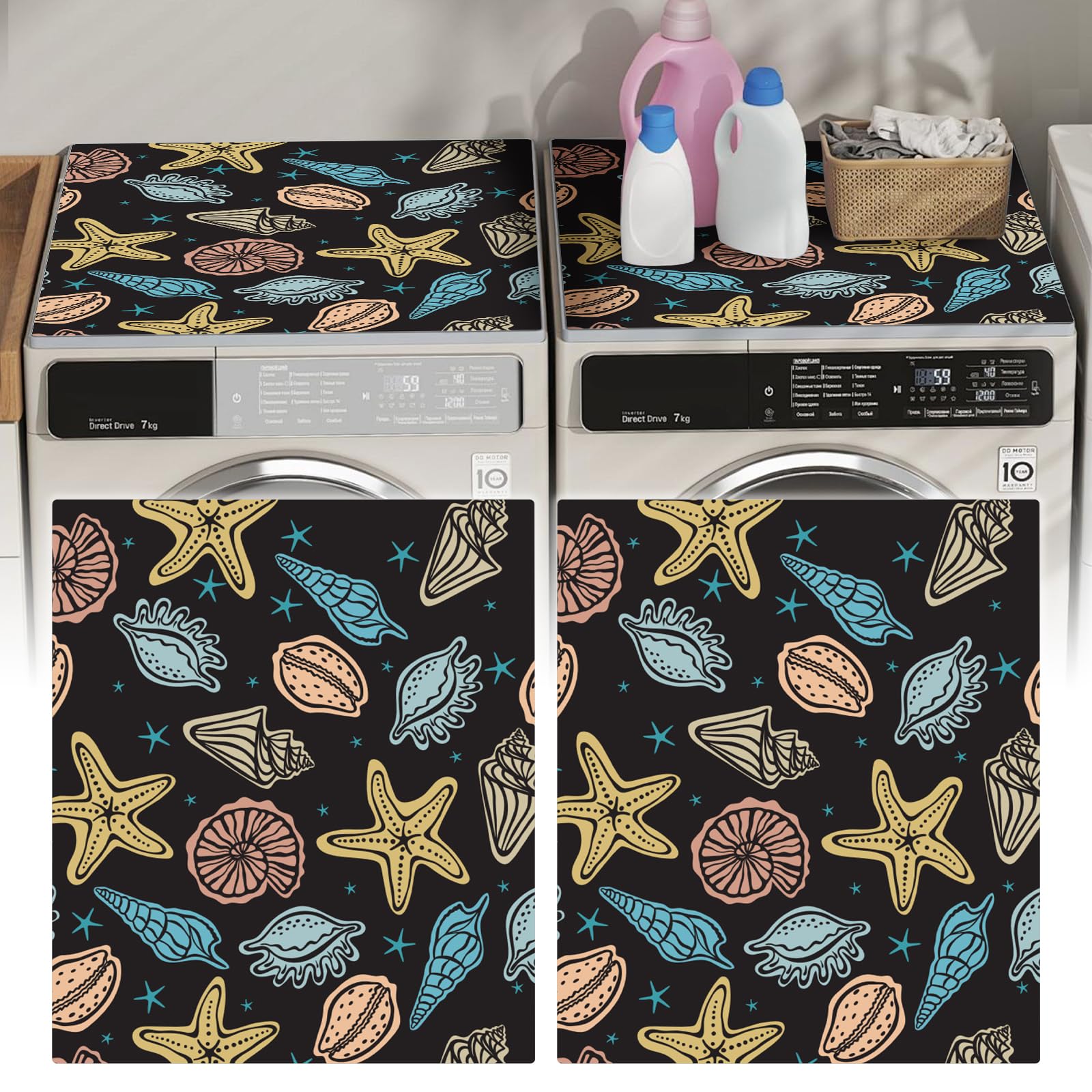 Amazon.com: 2PCS Washer and Dryer Top Mat Covers, 27"x31.5" Washing ...