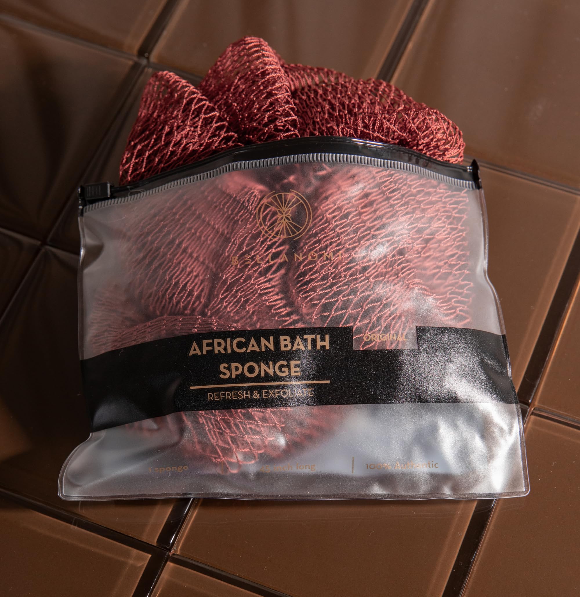 Amazon.com: BELLANOMI African Exfoliating Net Sponge, Authentic ...