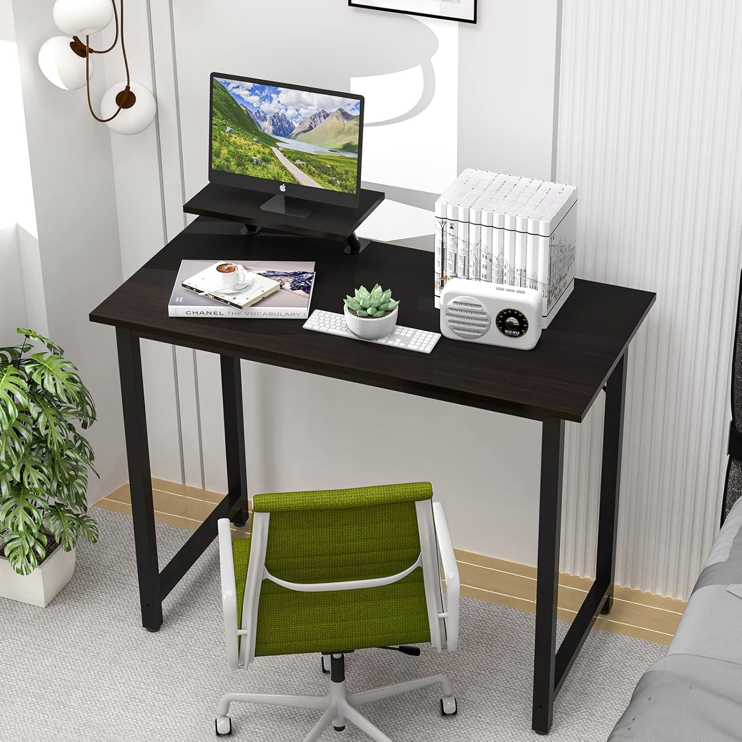 LDSZXNE Bureau Informatique,Table de BureauMontage Facile Table ...