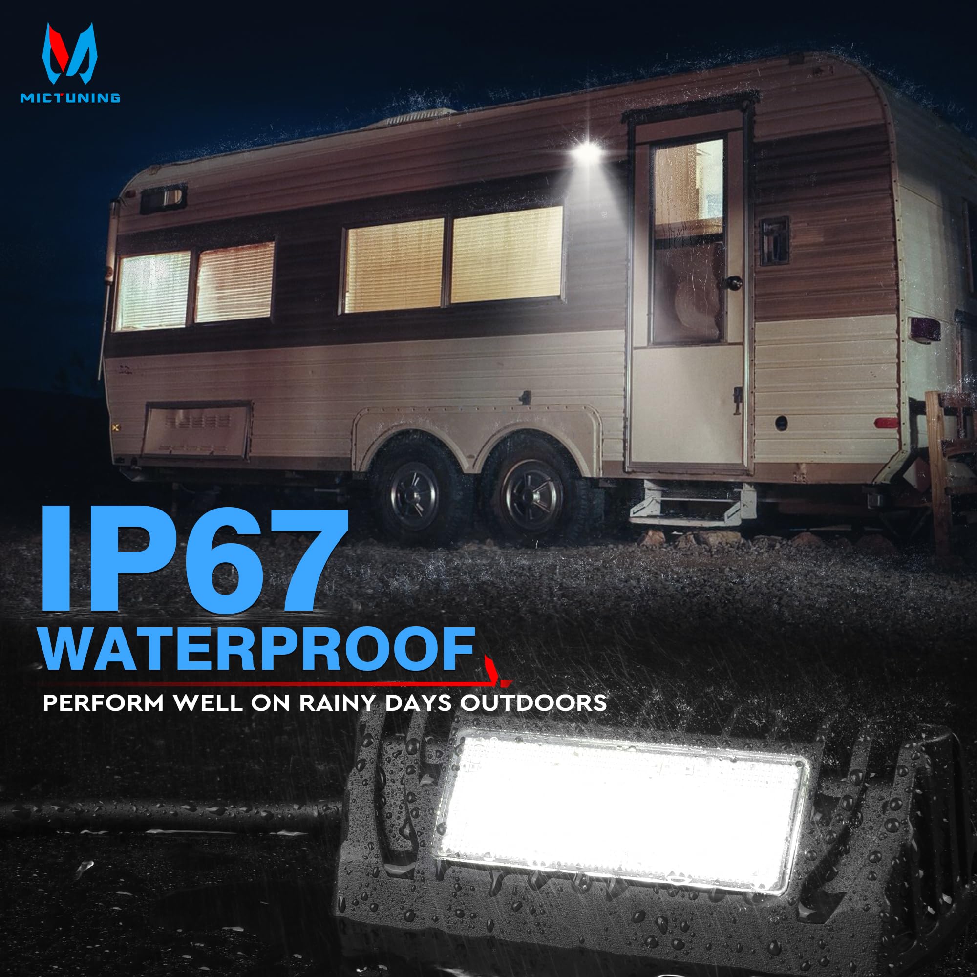 Snapklik.com : RV Exterior Porch Utility Light 12V Awning Lights ...