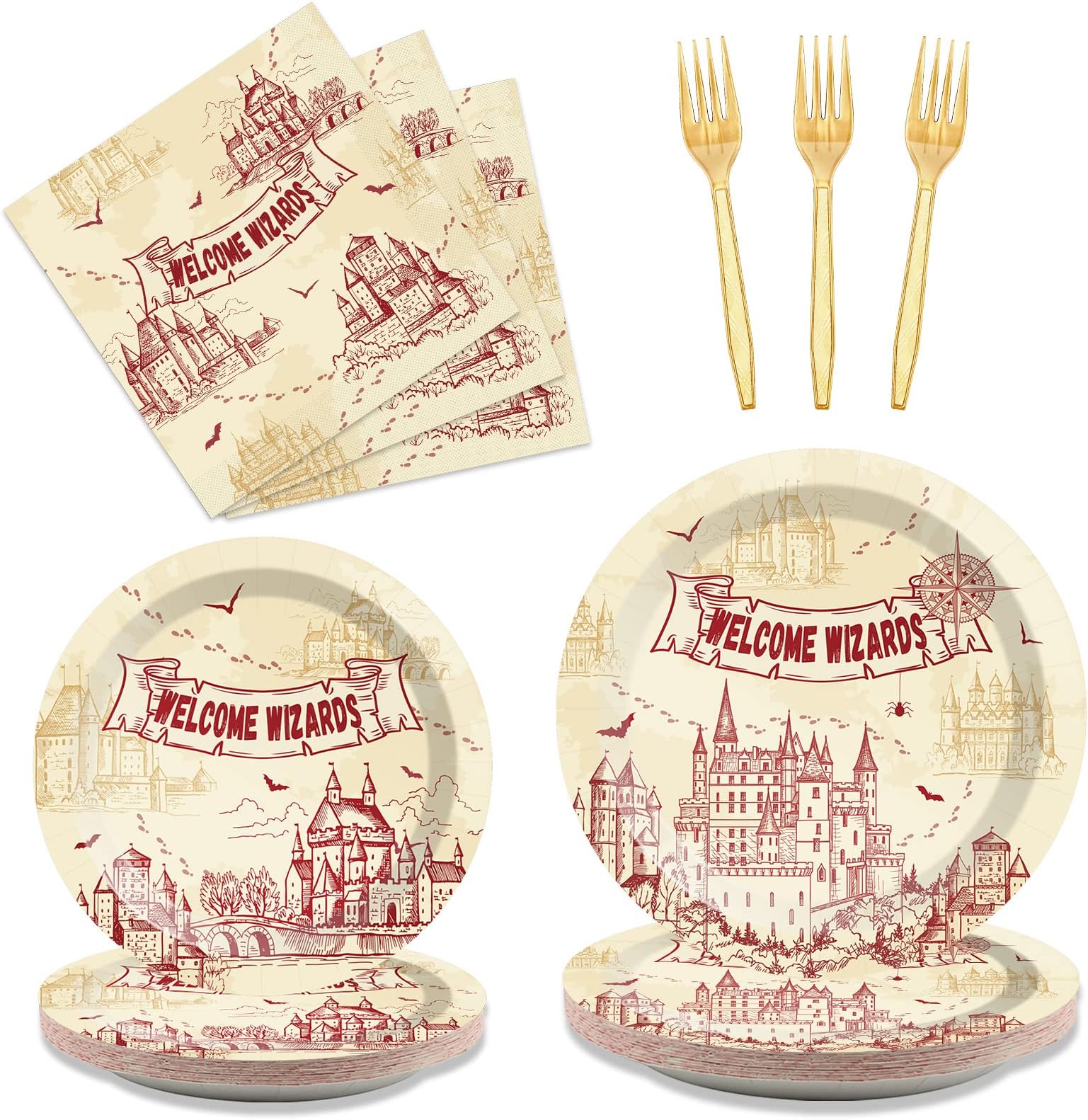 Amazon.com: Unique Harry Potter Party Supplies Bundle Pack includes ...