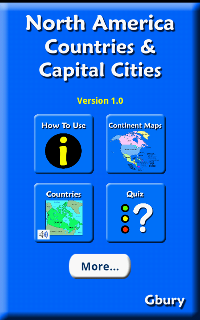 North America Countries and Capital Cities - App on Amazon Appstore