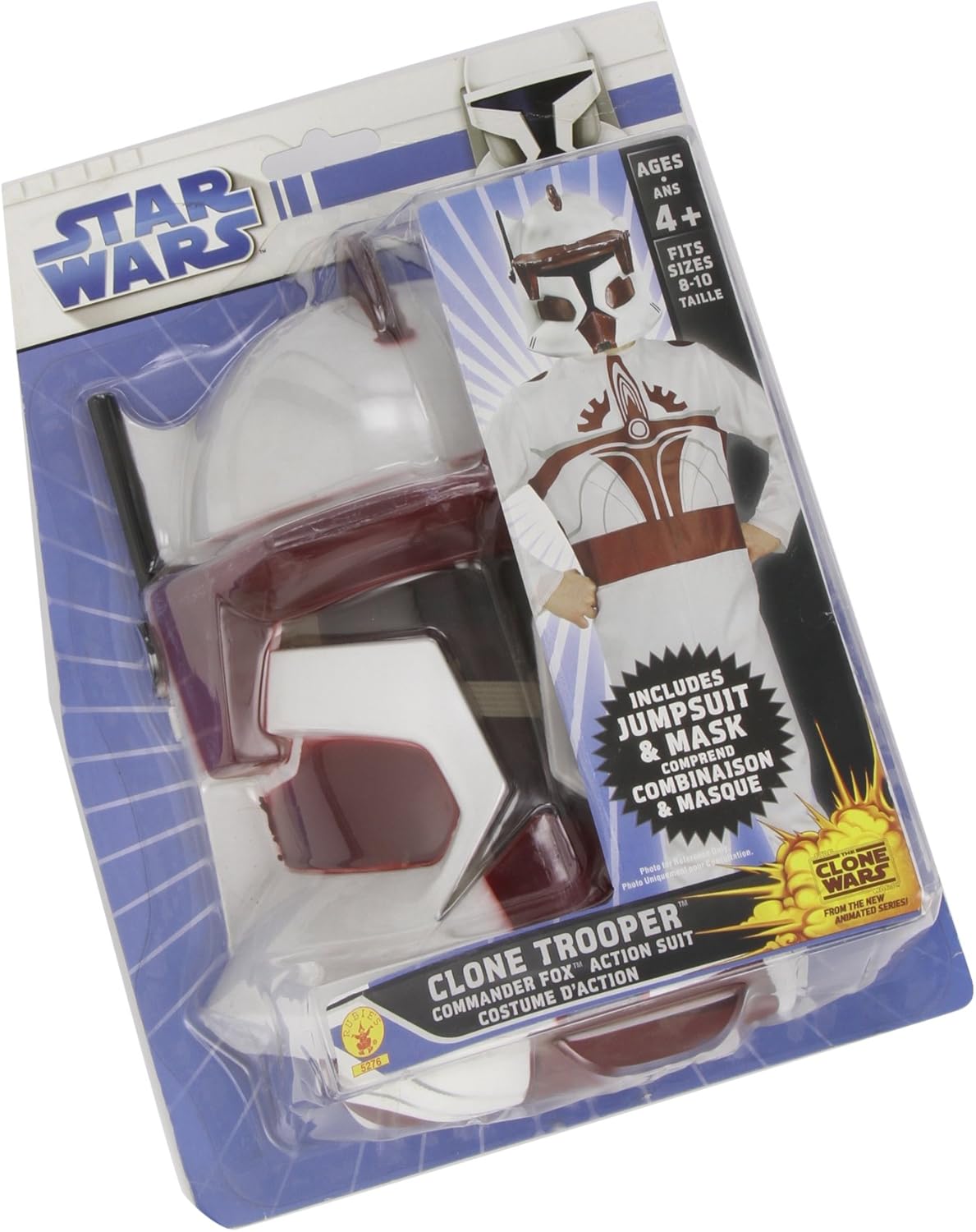 Amazon.com: Star Wars Clone Trooper Commander Fox Action Suit : Toys ...