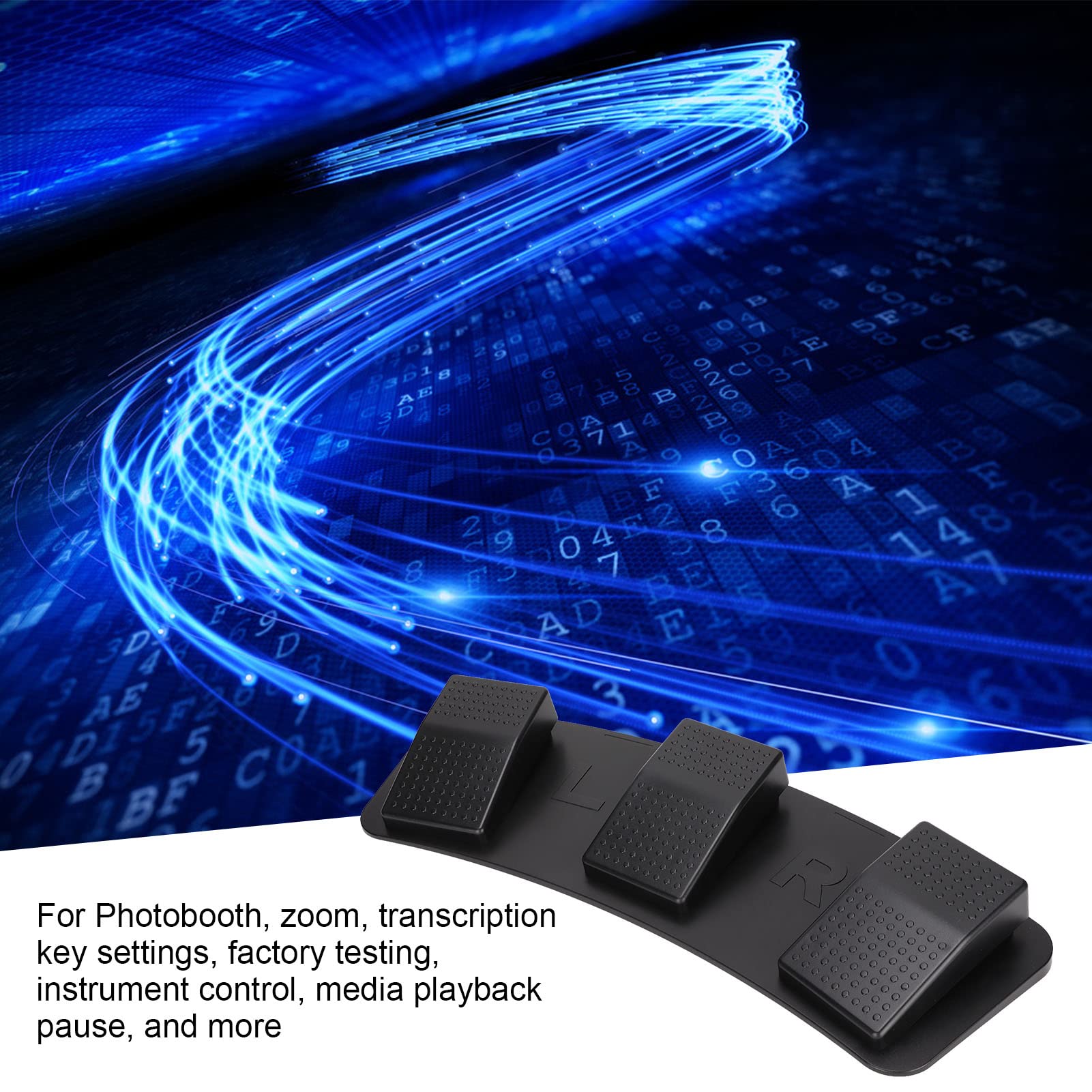 Snapklik.com : USB Triple Foot Switch Pedal, PC Triple Foot Switch ...
