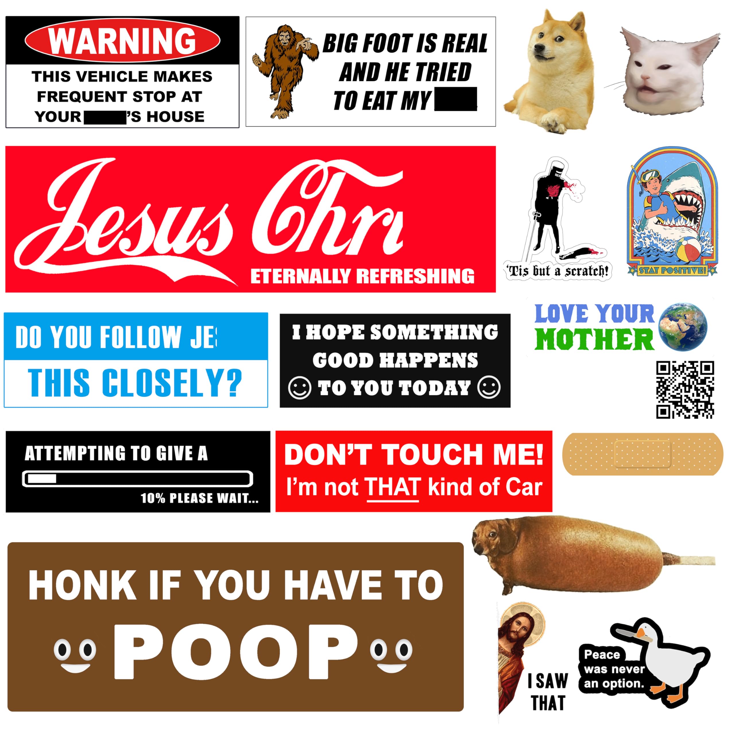 Sticker Funny Bumper