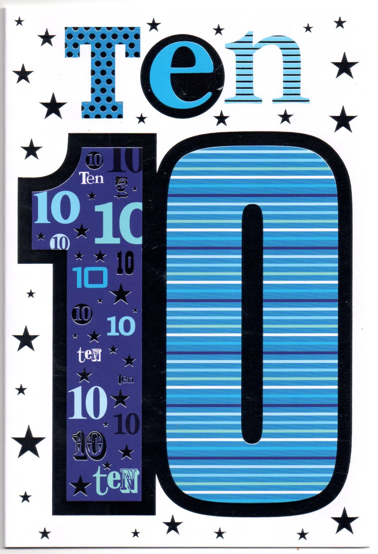 Buy Birthday Card For 10 Year Old Boy 10th Birthday Card Online At 