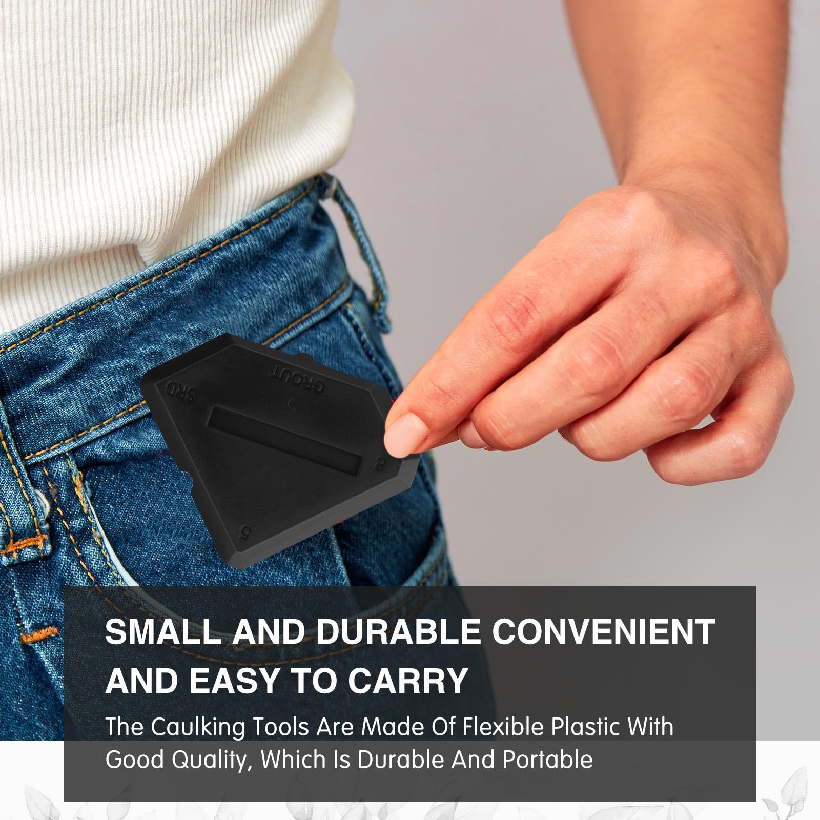 Snapklik.com : Outus 2 Pieces Caulking Tool Set Silicone Sealant Grout ...