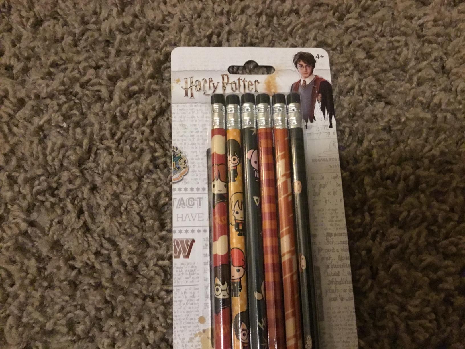 Amazon.com : Harry Potter 6 Pack of Pencils - Cute Style A, 48207 ...