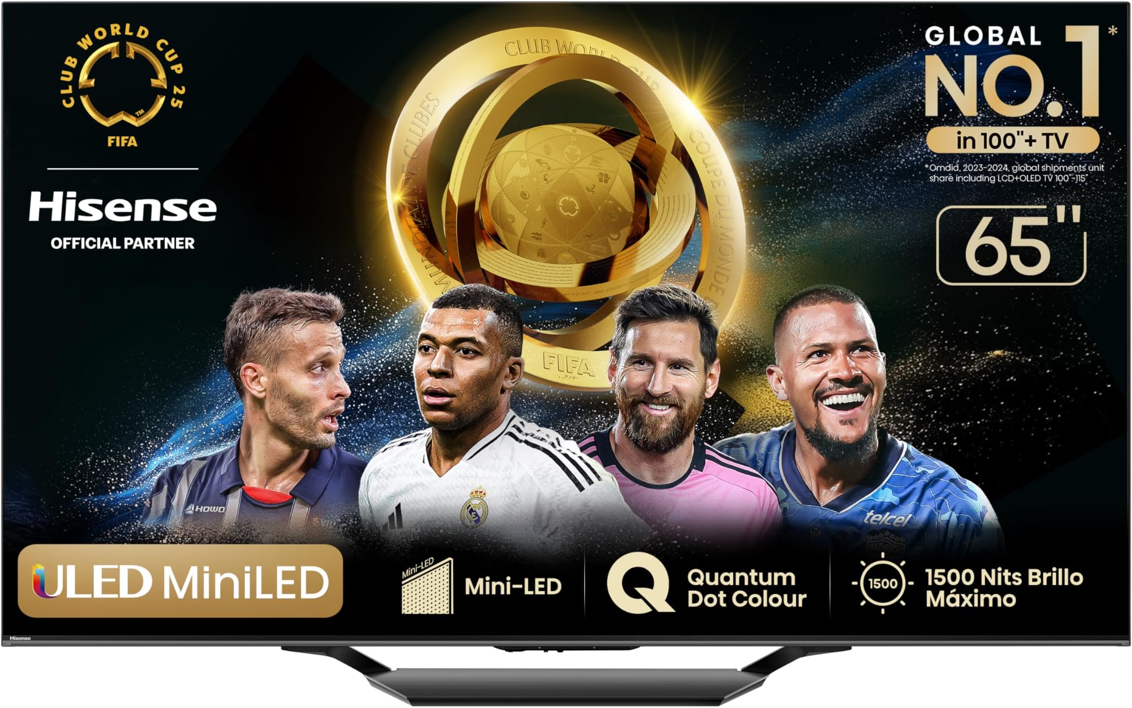 Hisense Television U7N Pantalla 65 Pulgadas,Mini-LED Smart Google TV ...