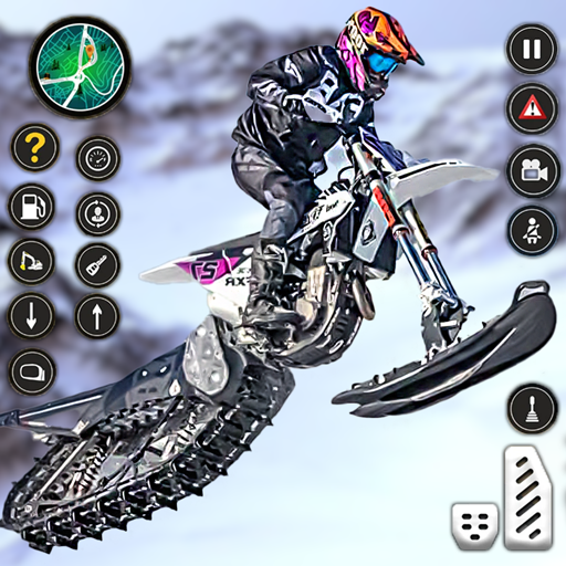 Snow Bike Championship Offroad Motorcycle Games: Snowmobile Bike Stunt ...