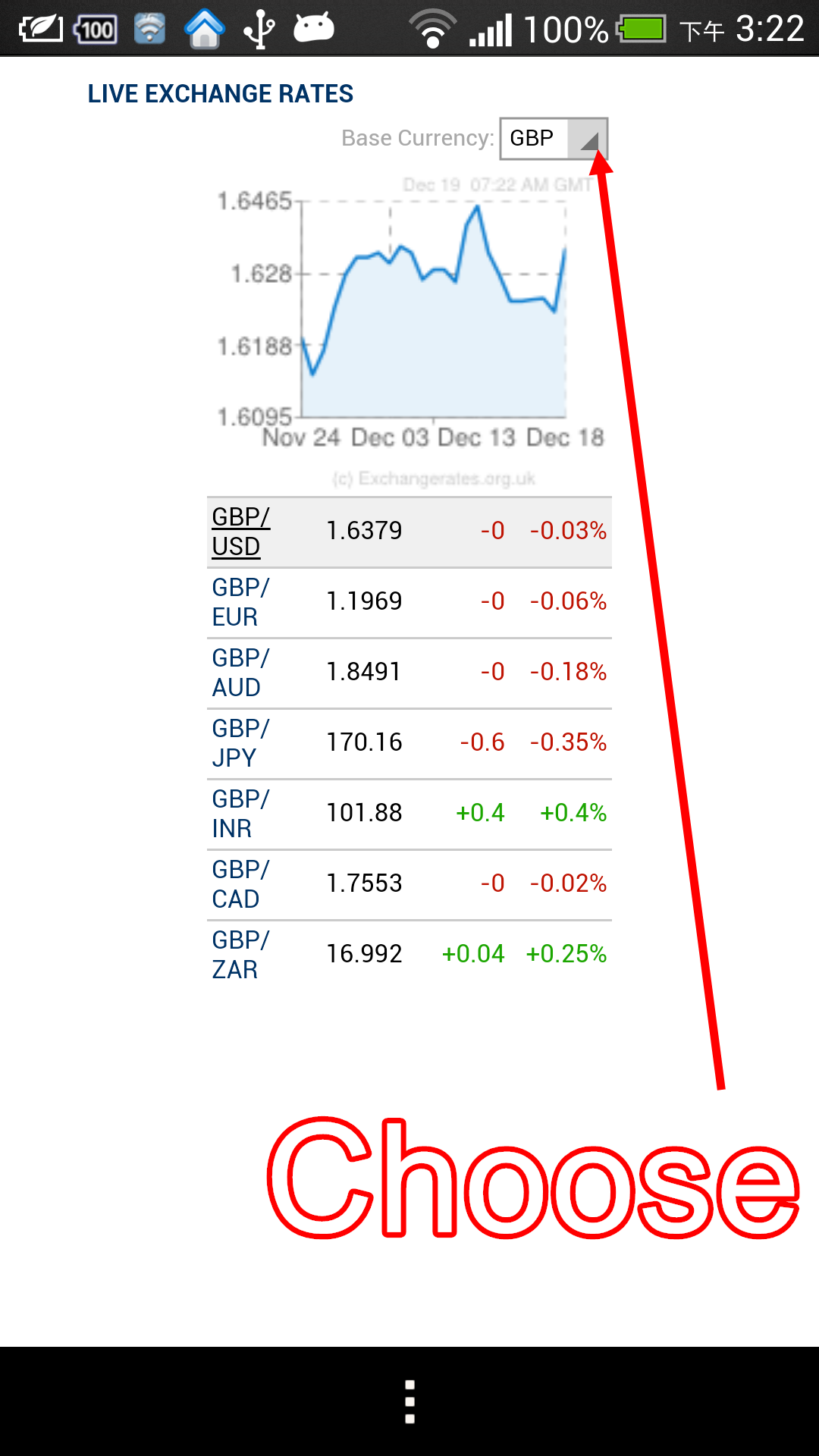 Live Exchange Rates - App on Amazon Appstore