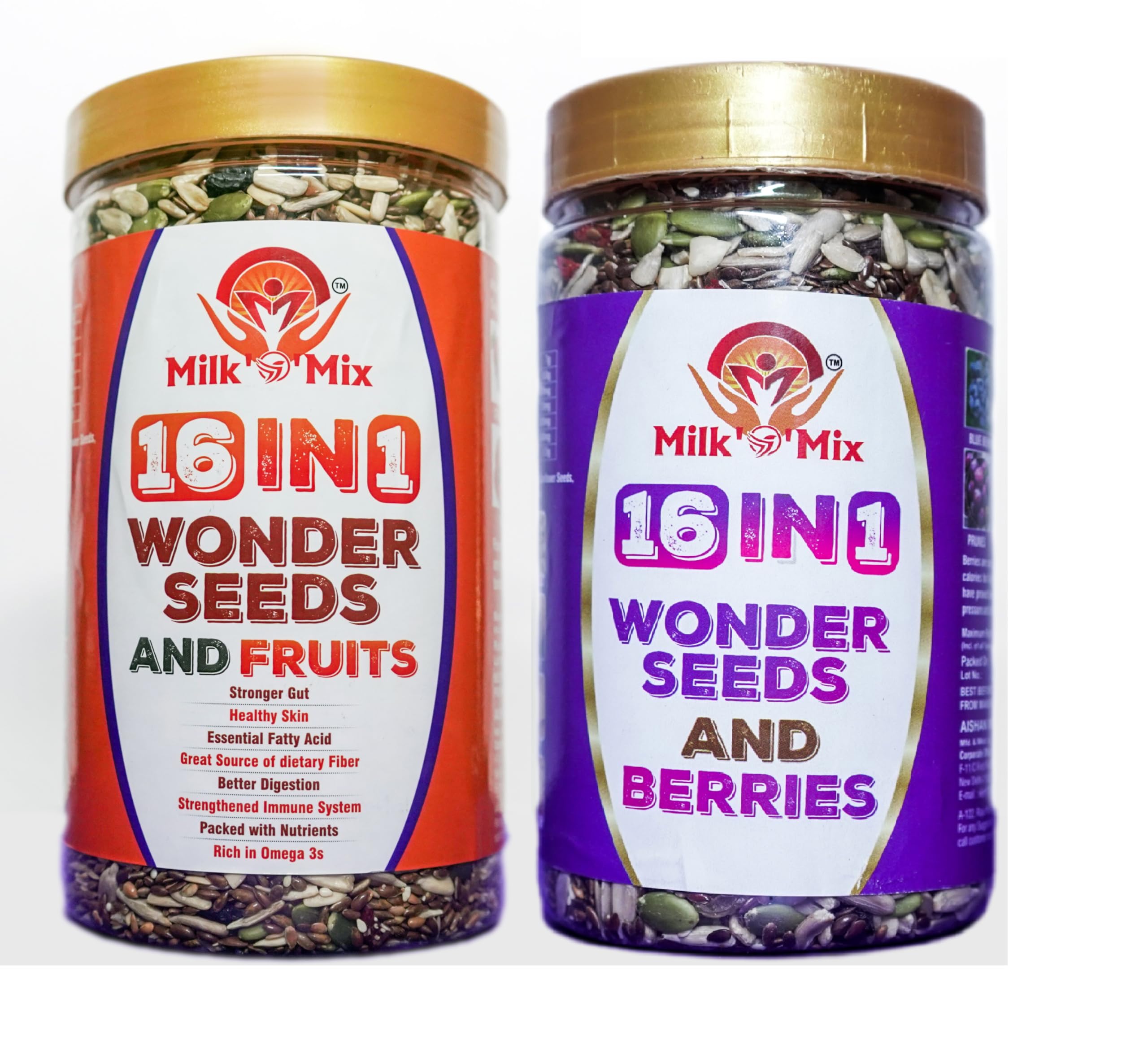 Milk 'O' Mix 16-in-1 Wonder Seeds and Fruits and 16-in-1 Wonder Seeds ...