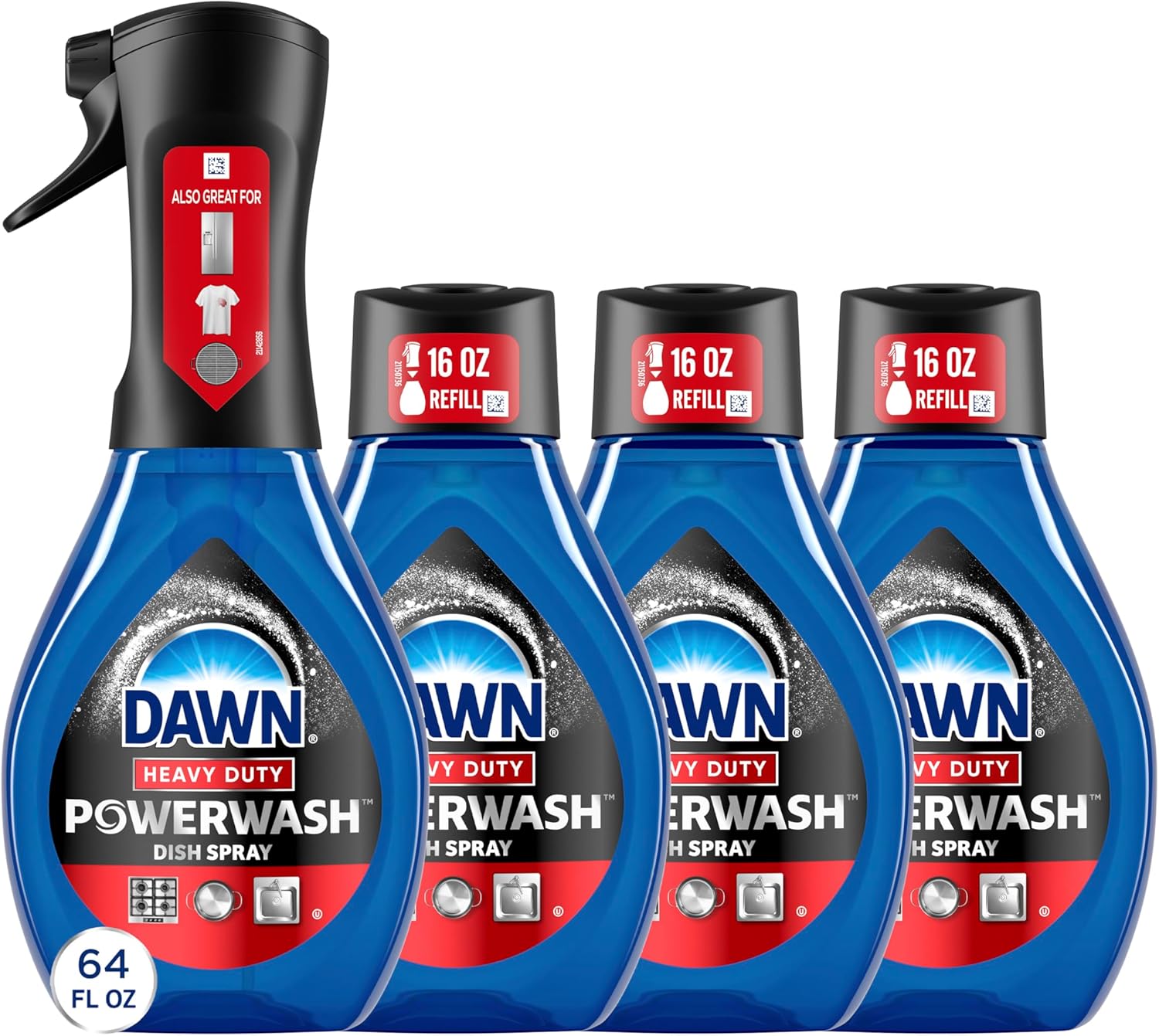 Amazon.com: Dawn Powerwash Heavy Duty Dish Spray All-Purpose Cleaner ...