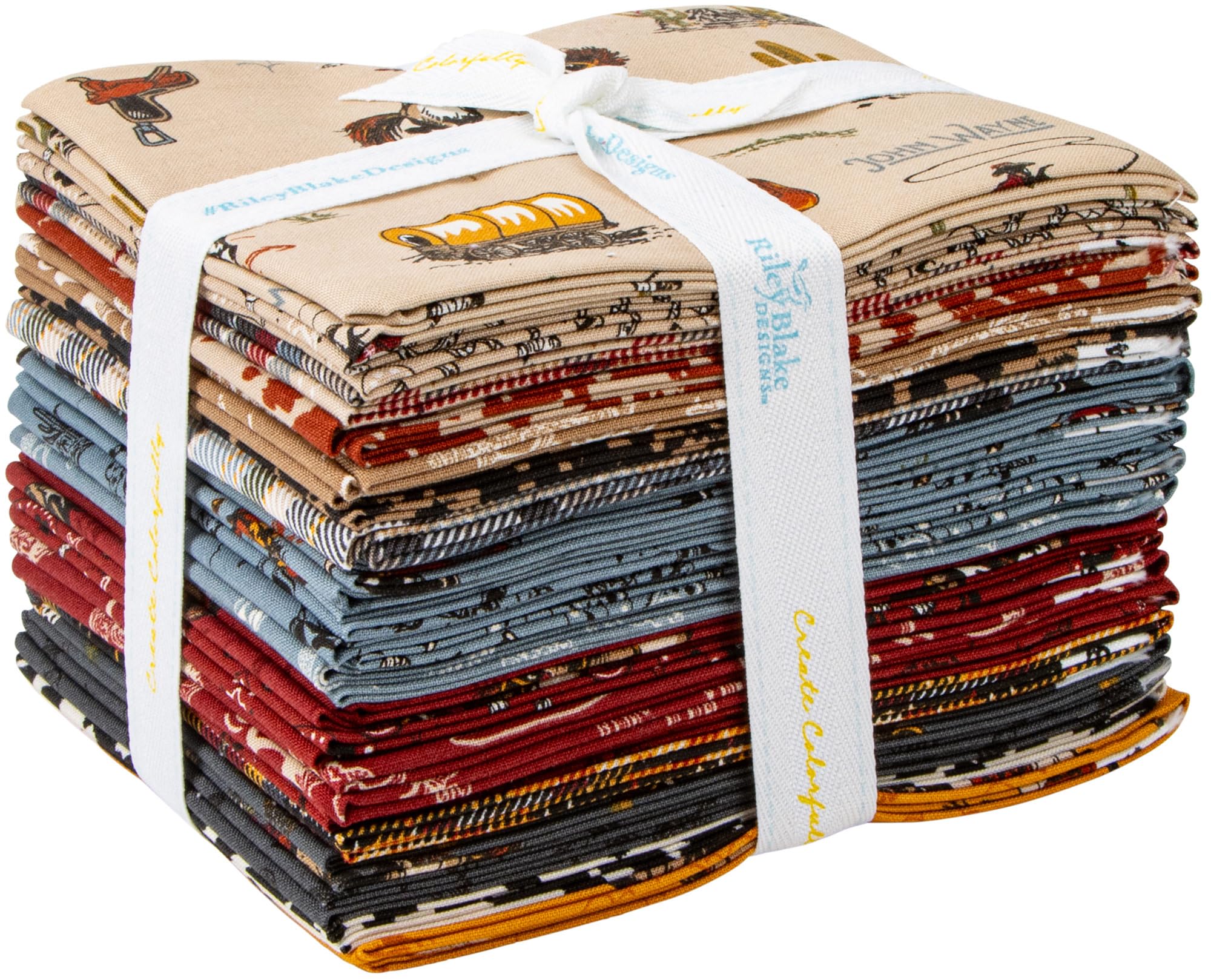 Amazon.com: John Wayne Courage 21 Fat Quarters Riley Blake Designs FQ ...