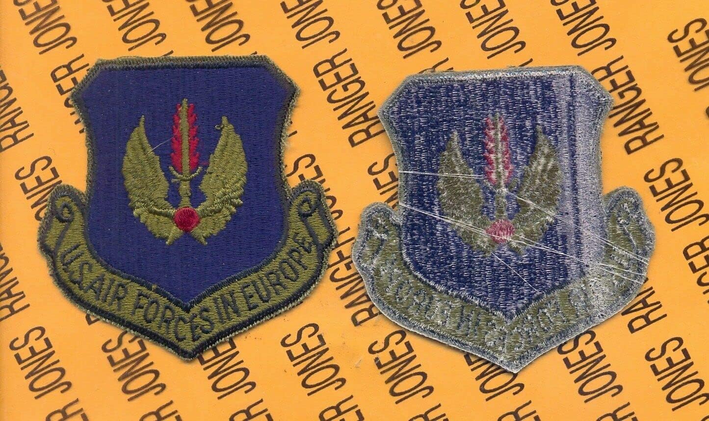 Amazon.com: USAF Air Force in Europe USAFE OD Green & Black 3.25" Patch ...
