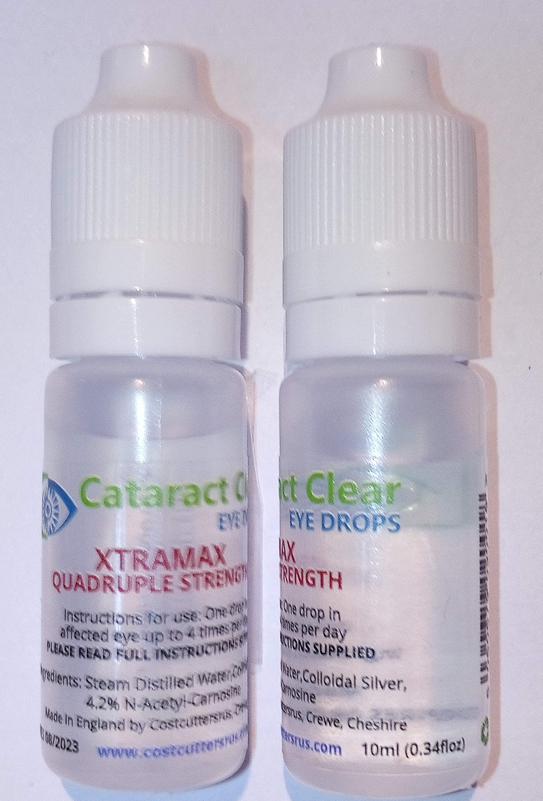 Buy 2 x 10ml (0.35 fl oz) Bottles of Proven Cataract Treating Eye Drops ...