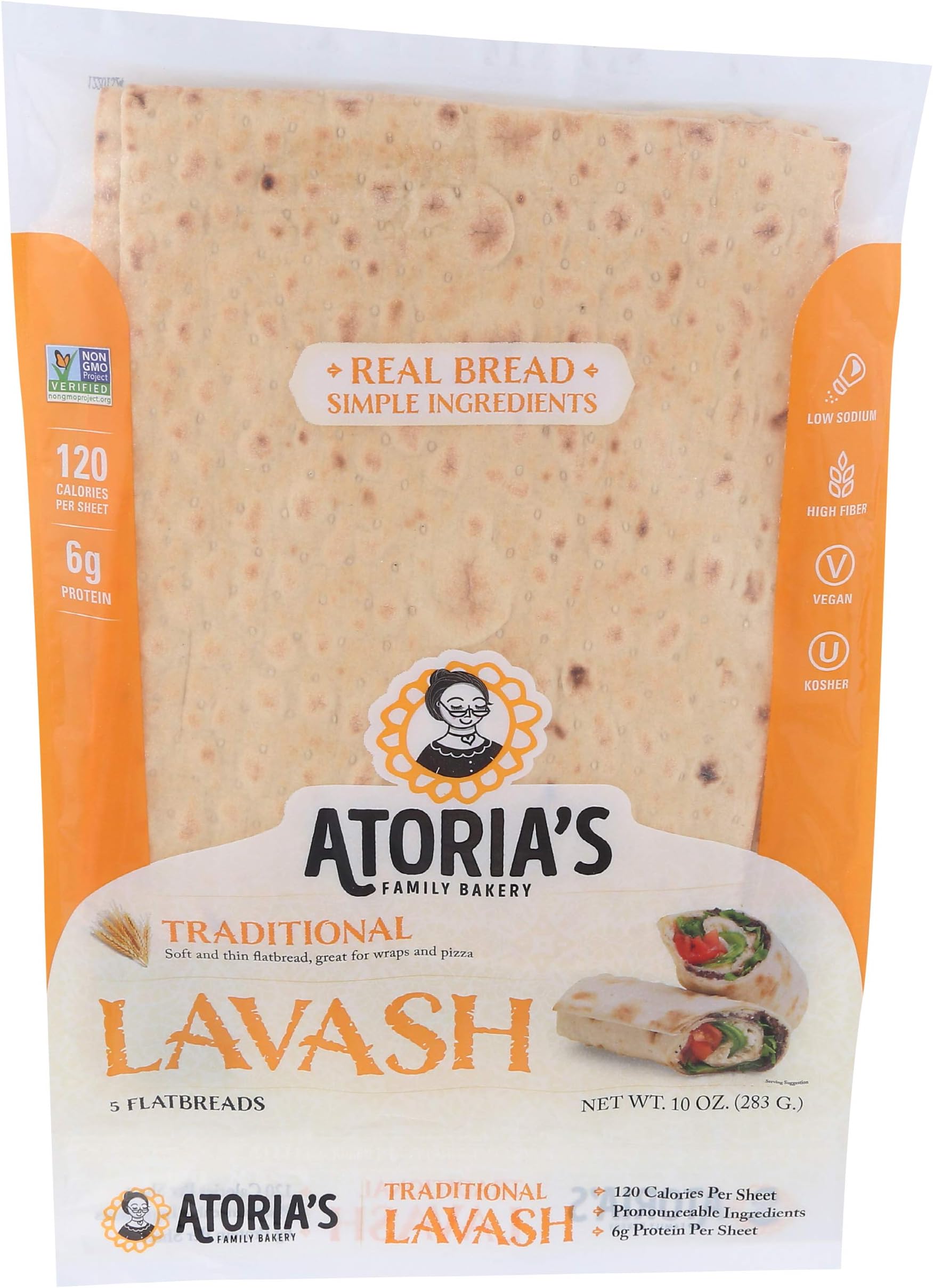 Amazon.com: California Lavash, Traditional Lavash, 10 oz : Grocery ...