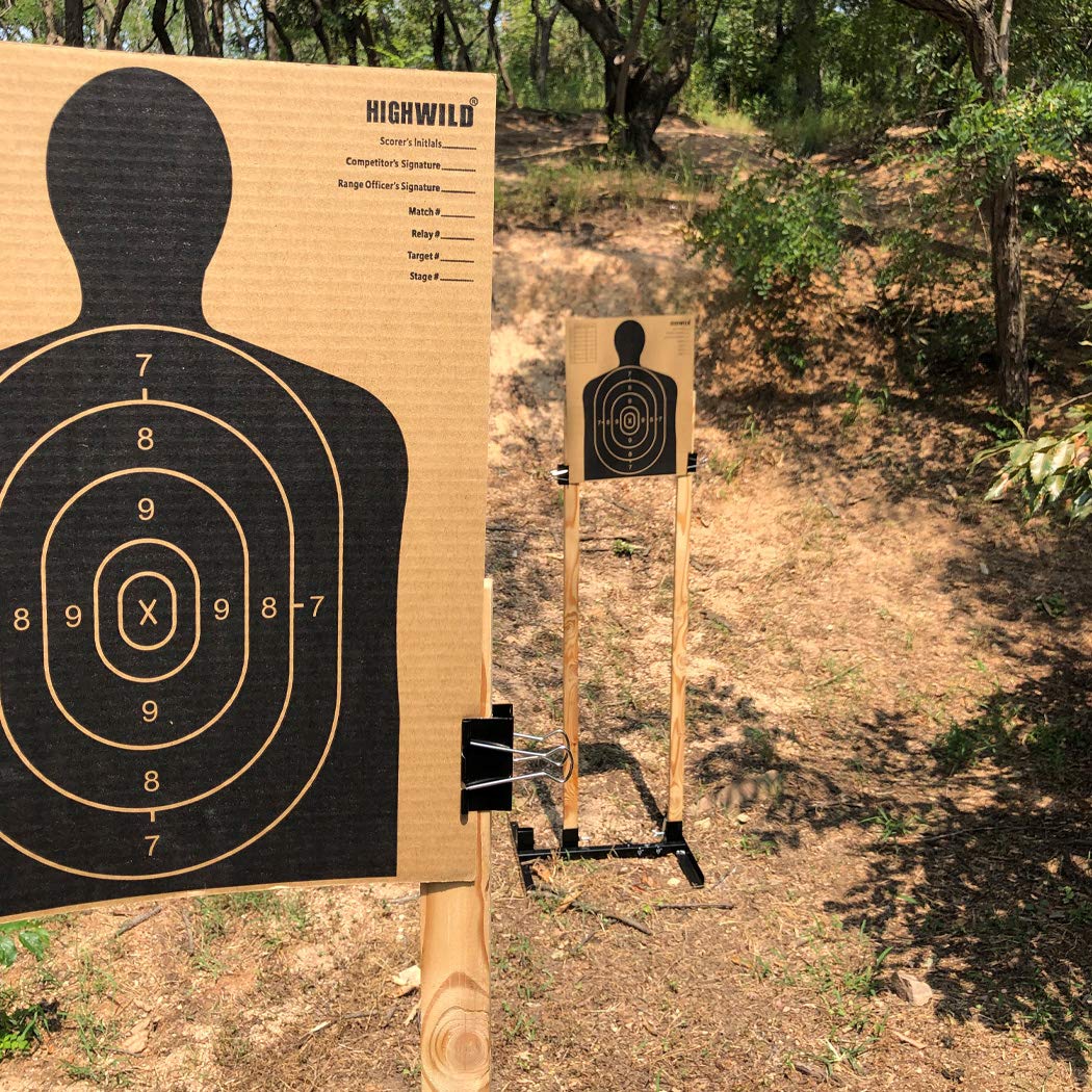 Highwild Paper Shooting Targets Silhouette Cardboard Targets for ...